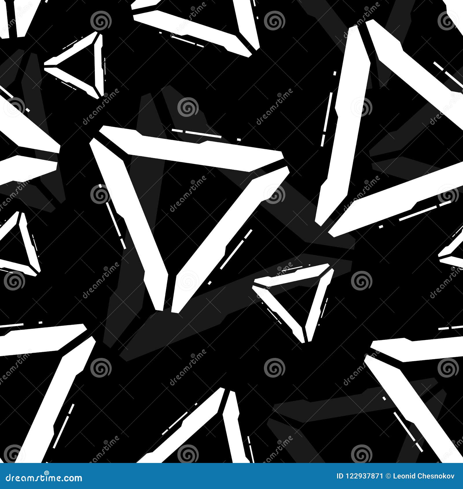 Seamless Random Pattern With Radish Simple Silhouettes. Green And ...