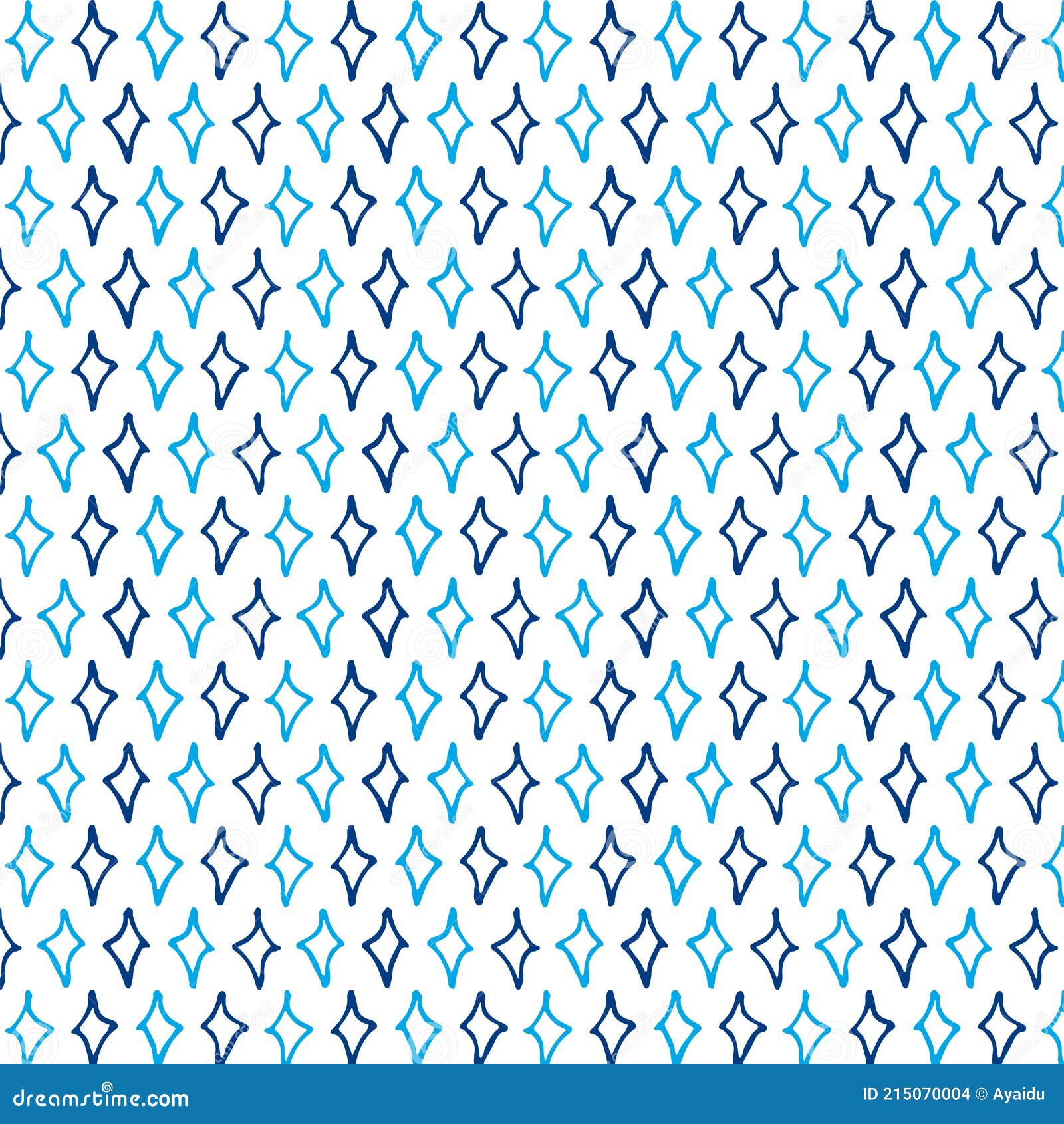 Vector Seamless Repeating Pattern of Blue Rhombuses on a White ...