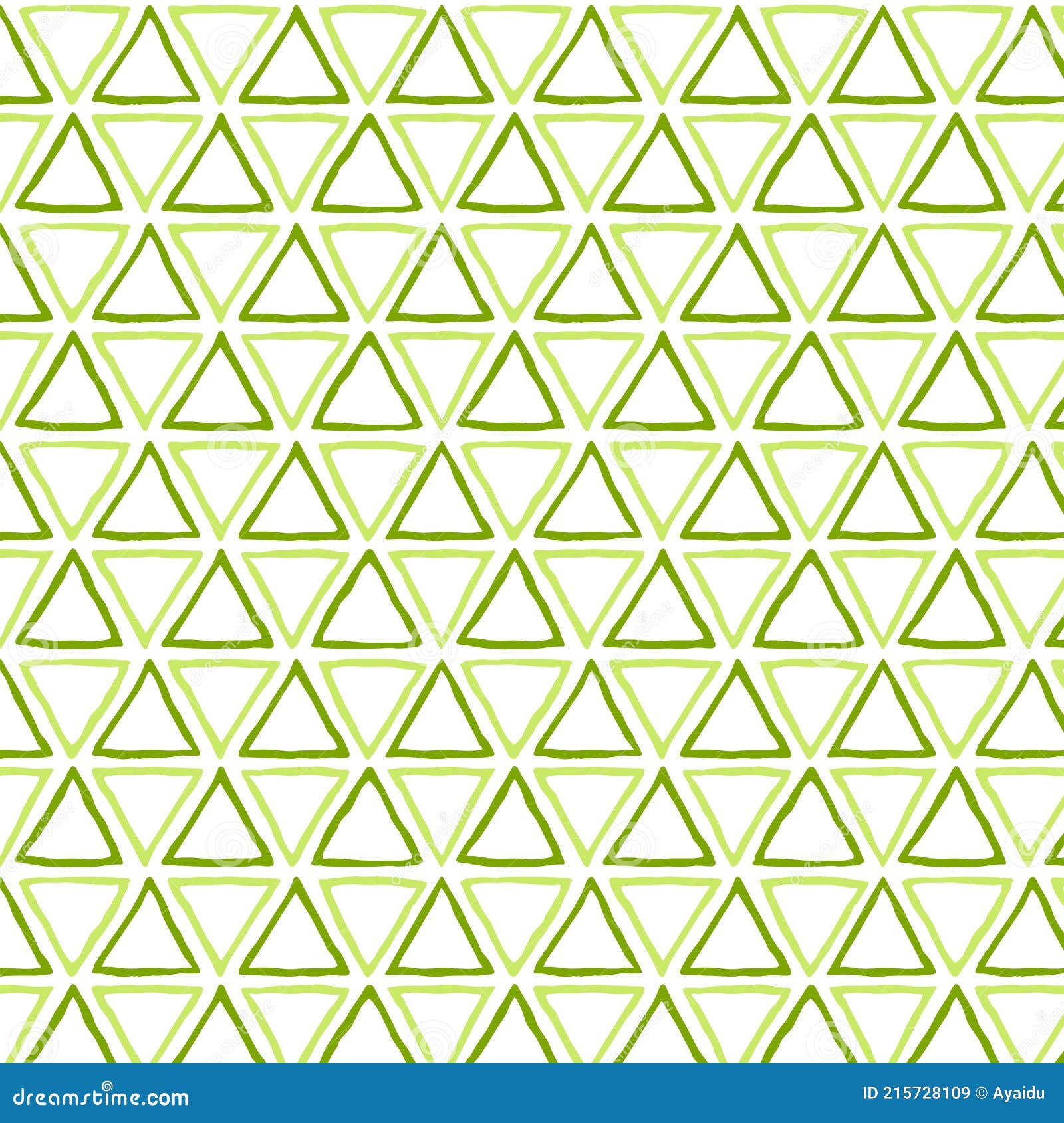 Vector Seamless Repeating Pattern of Green Triangles on a White ...