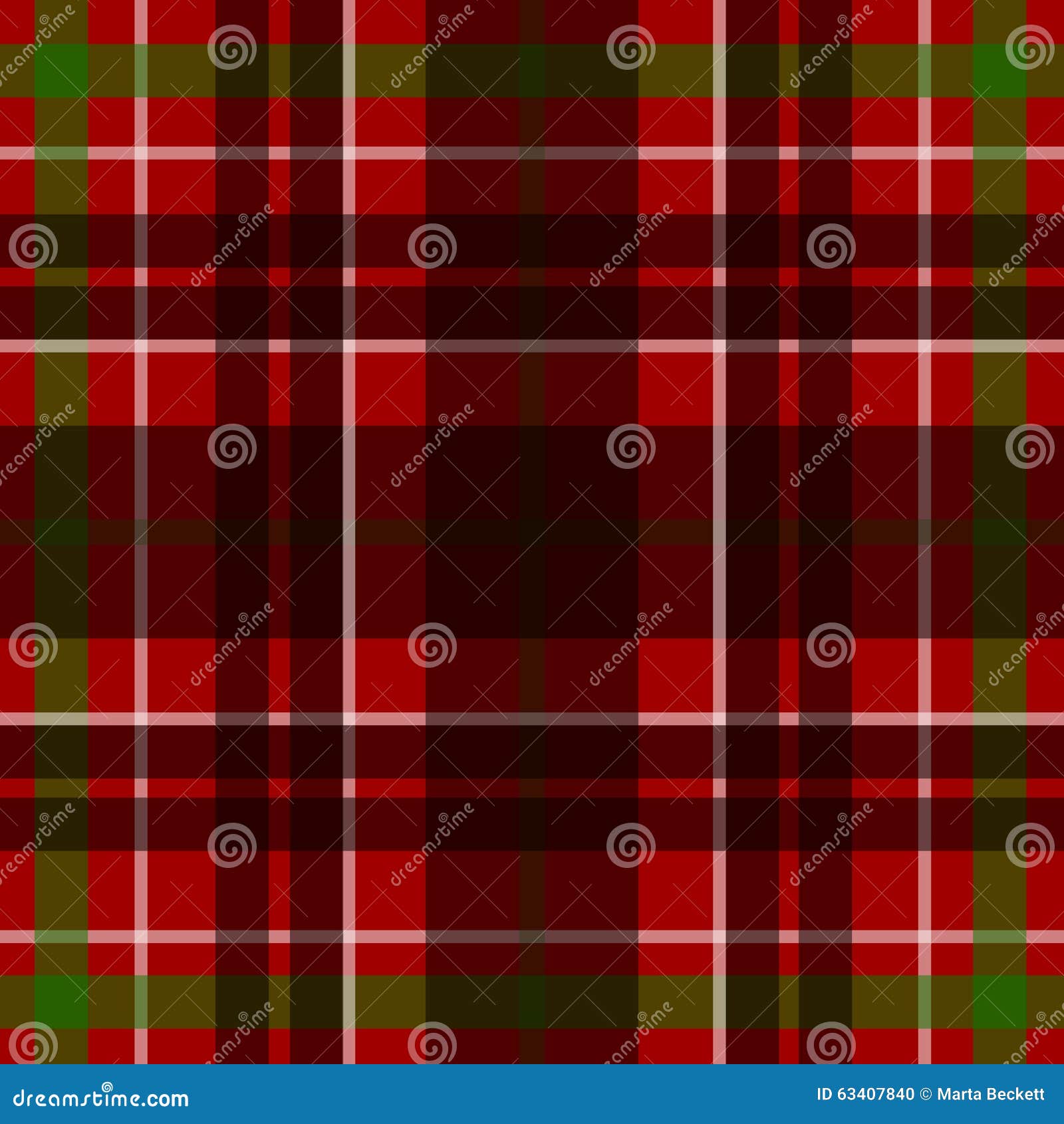 Vector Seamless Scottish Tartan Pattern Stock Vector - Illustration of ...