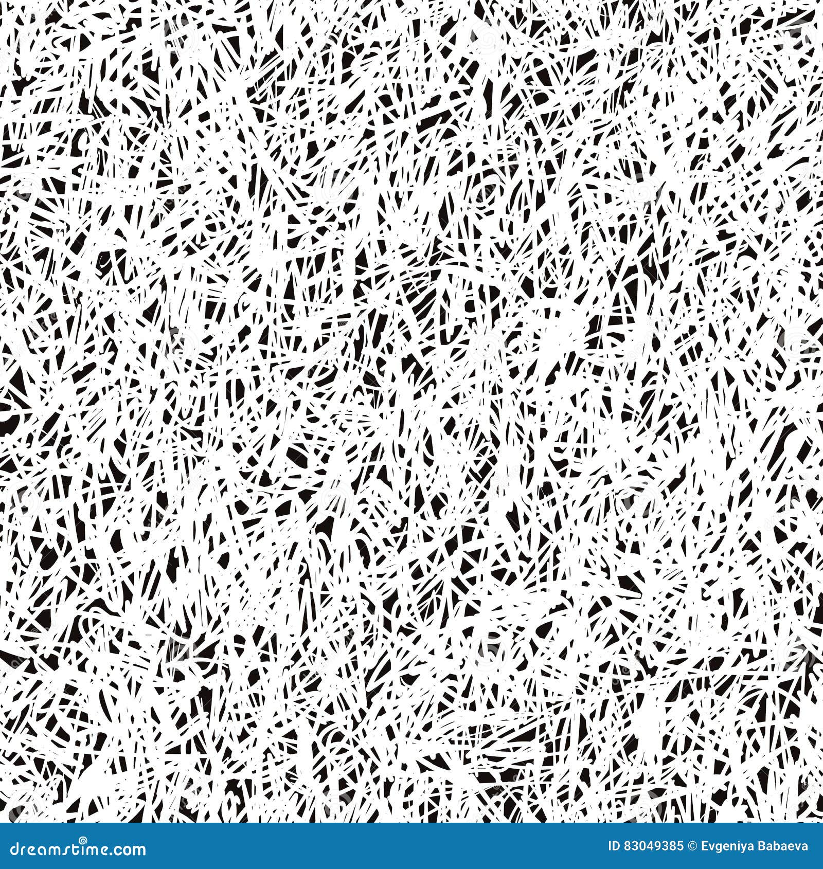 Vector Seamless Scribble Pattern, Made of Lines. Stock Vector ...