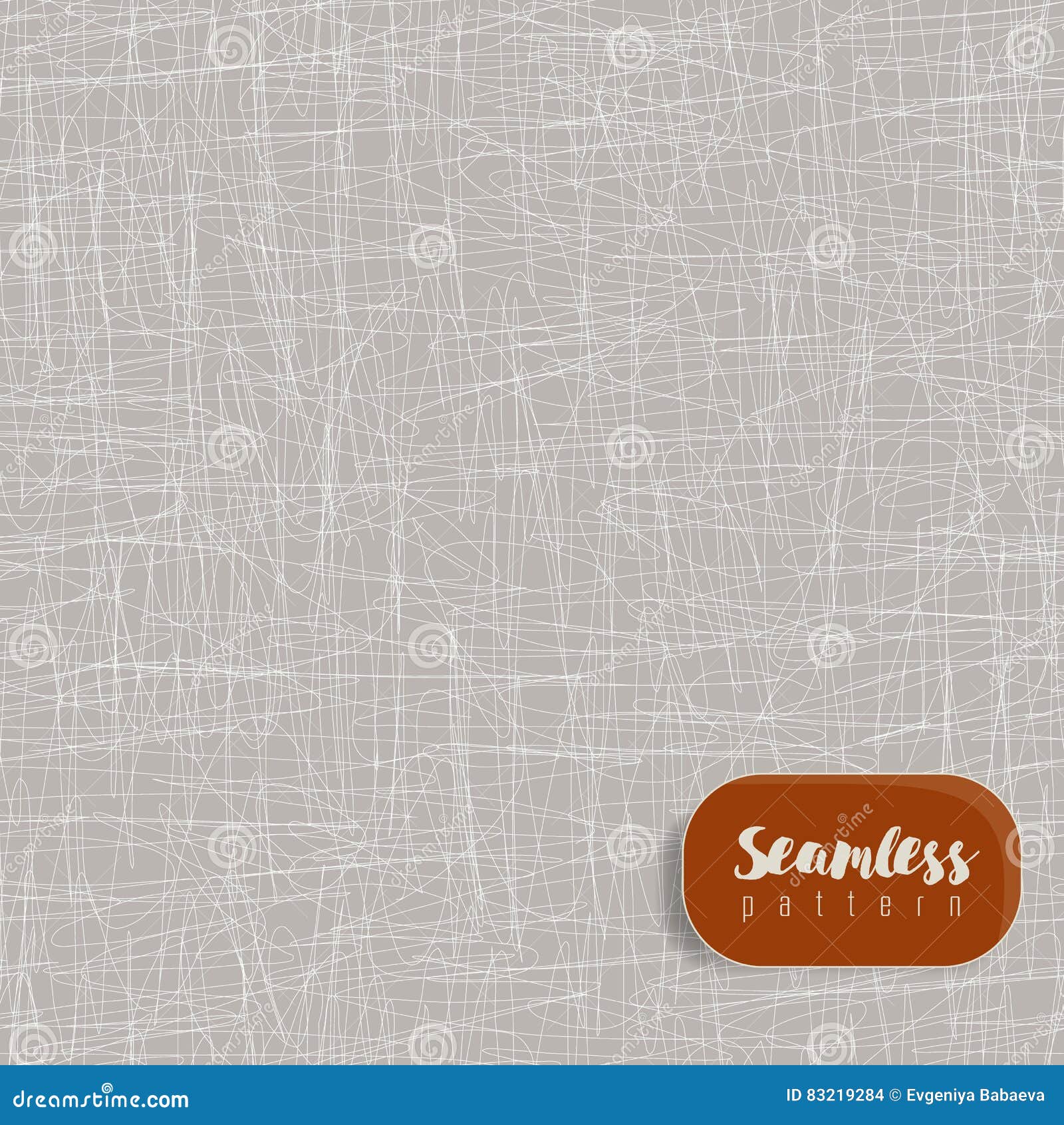 Vector Seamless Scribble Texture, Made of Lines. Stock Vector ...