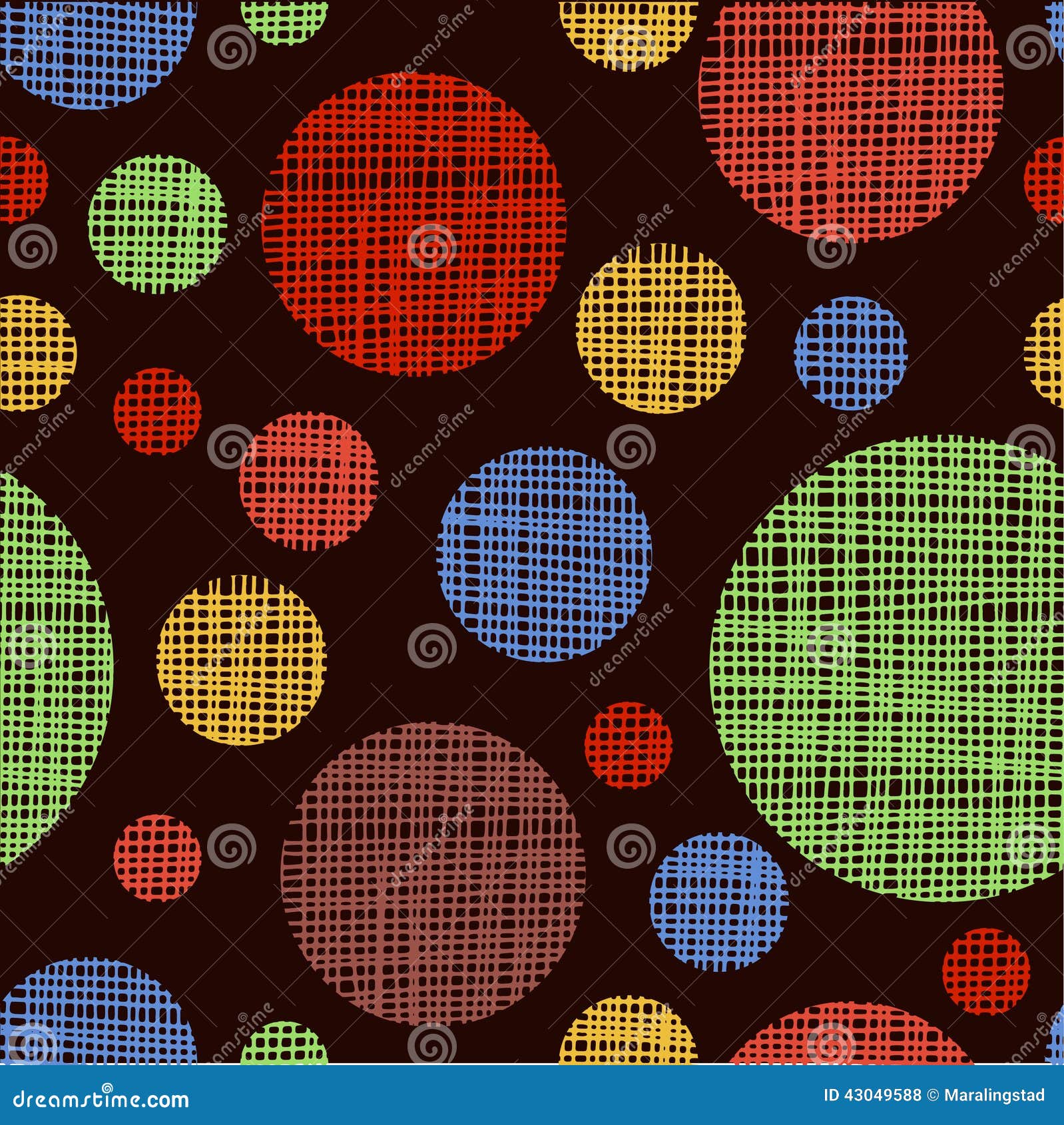 Vector Seamless Shading Circles Background. Eps10 Stock Vector ...