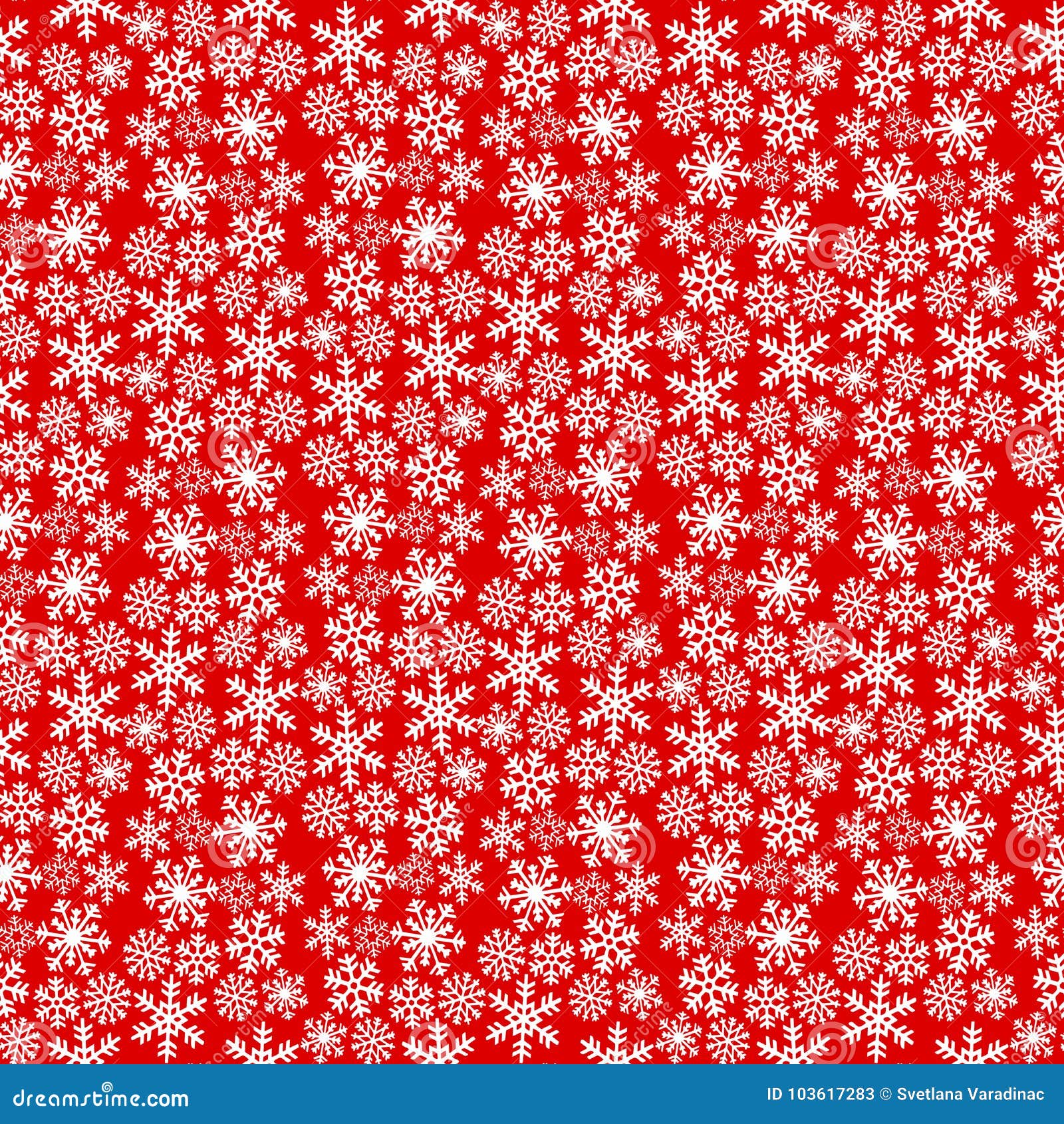 Vector Seamless Simple Snow Pattern. Stock Vector - Illustration of ...