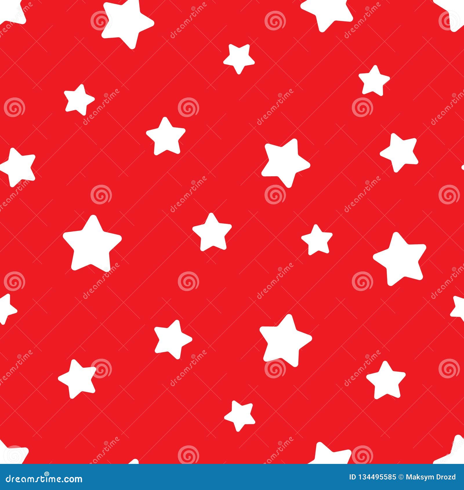 Vector Seamless Stars Pattern. Star Background Based on Random Elements ...