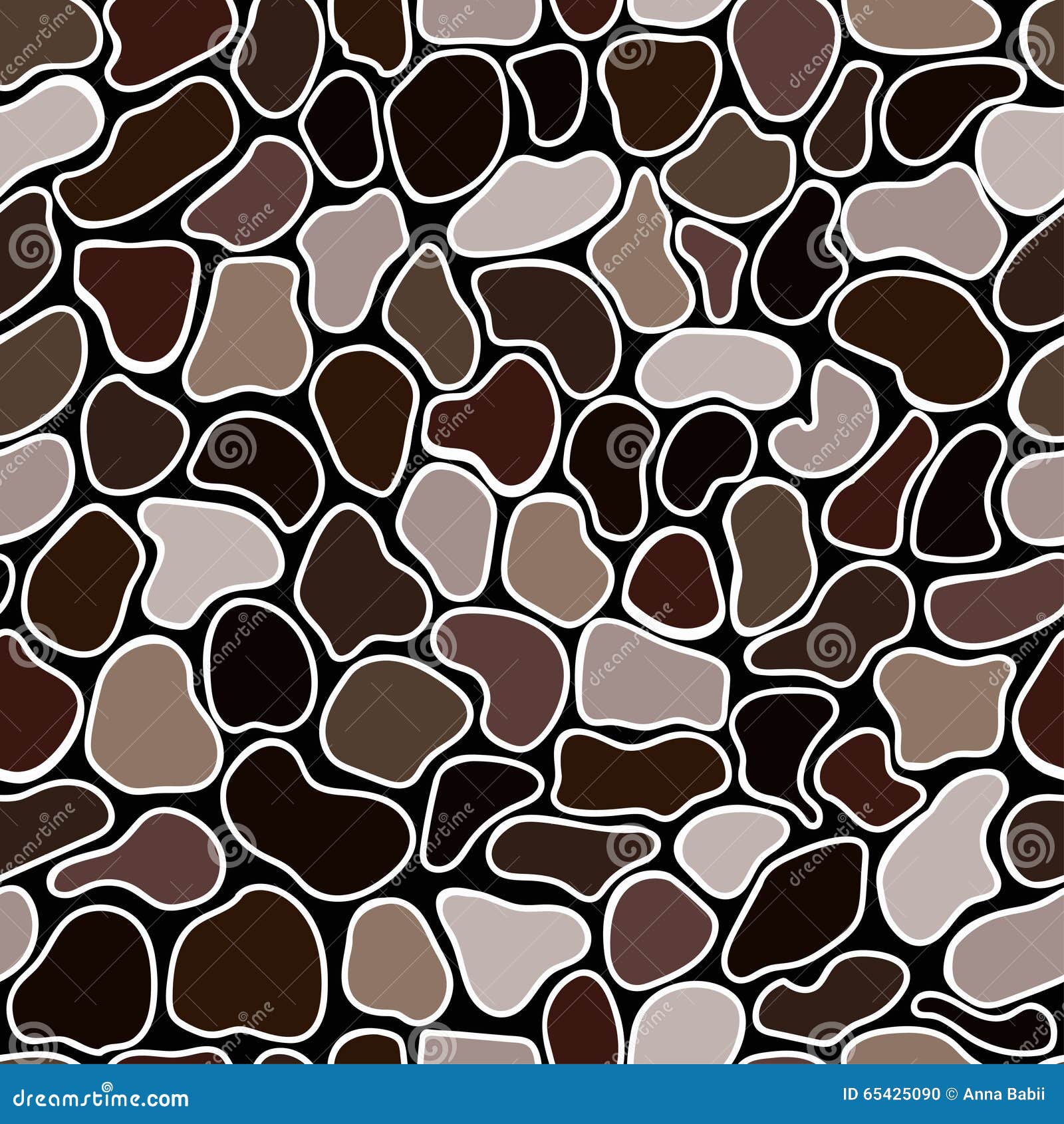 Vector Seamless Stone Pattern Stock Vector - Illustration of print ...