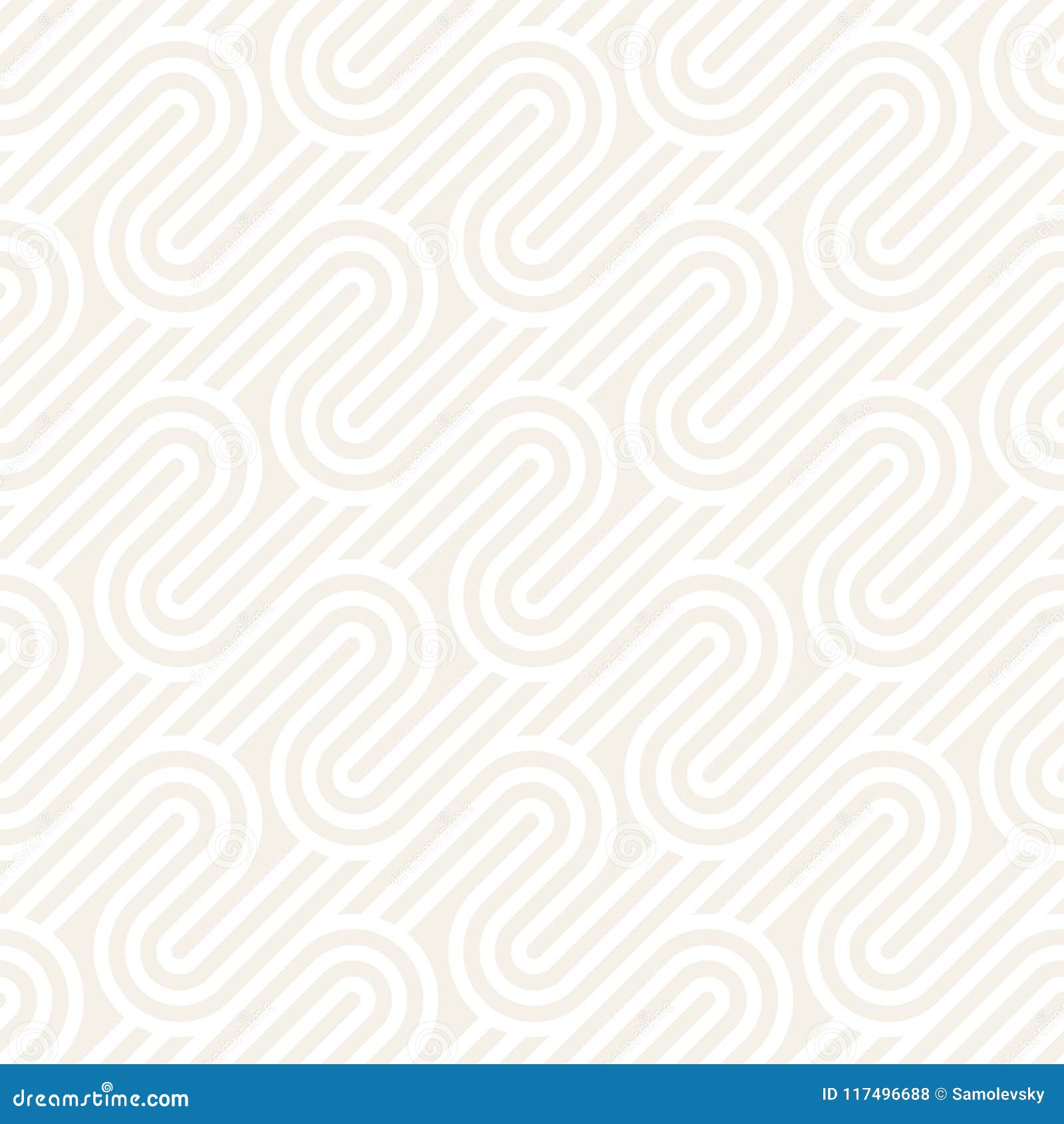 Vector Seamless Subtle Lattice Pattern. Modern Stylish Texture with ...