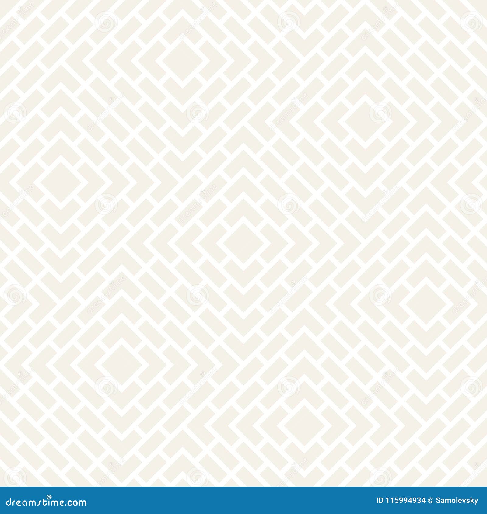 Vector Seamless Subtle Lines Mosaic Pattern. Modern Stylish Abstract ...