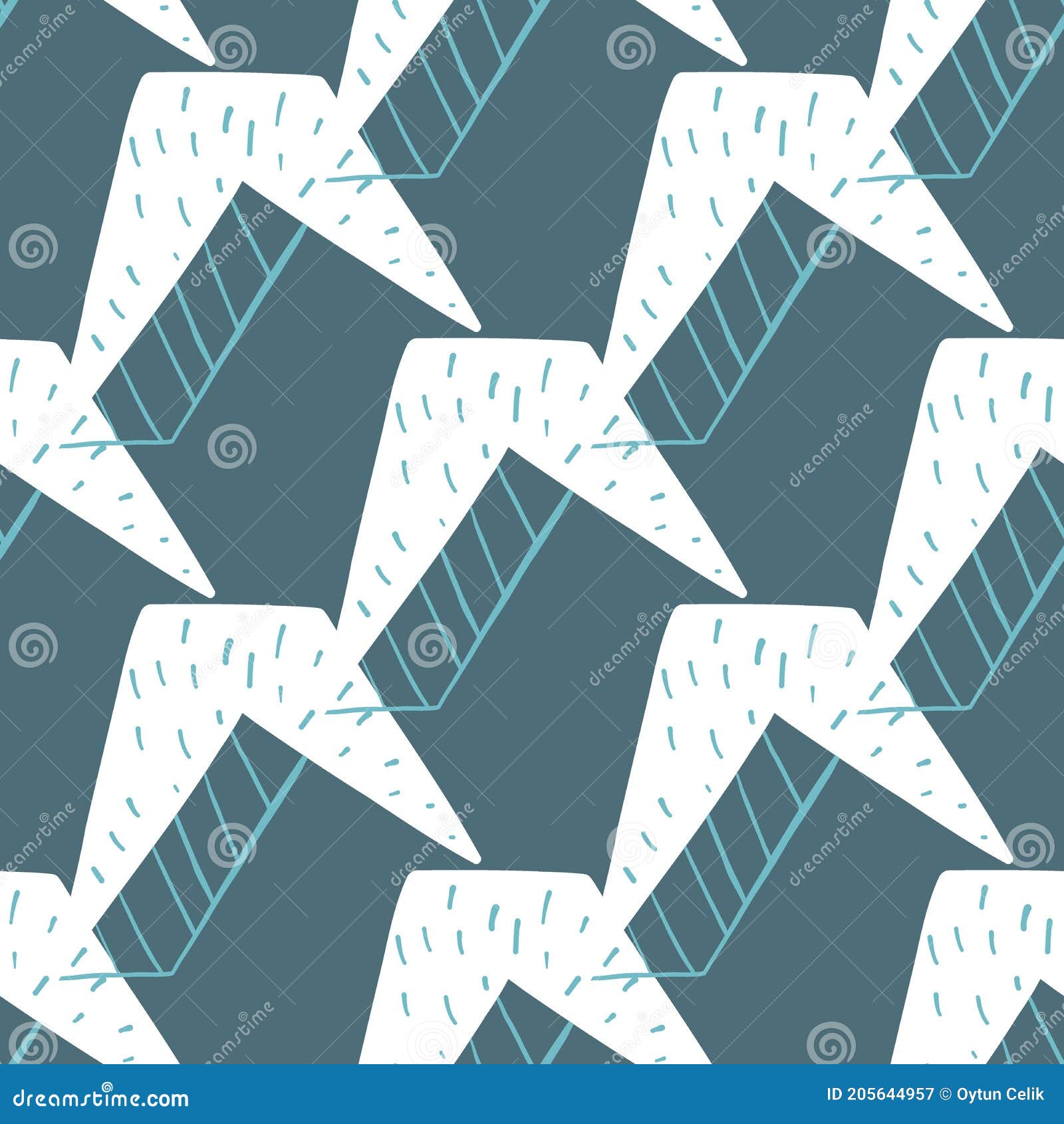 Vector Seamless Texture Background Pattern. Hand Drawn, Blue, White ... Vector Seamless Texture Background Pattern. Hand Drawn, Blue, White ...