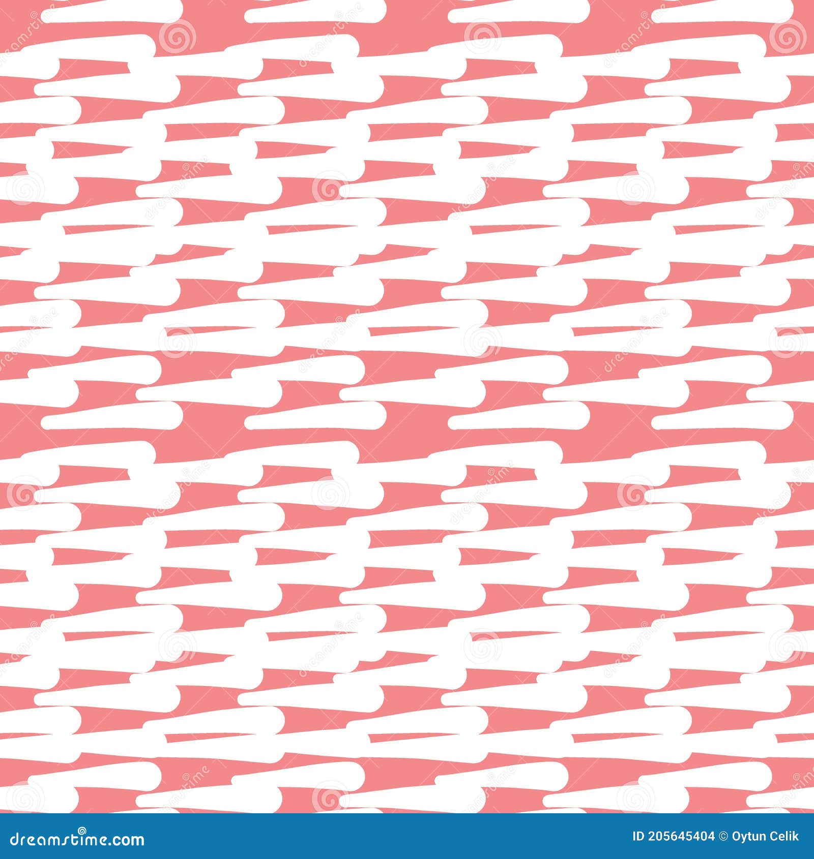 Vector Seamless Texture Background Pattern. Hand Drawn, Red, White ...