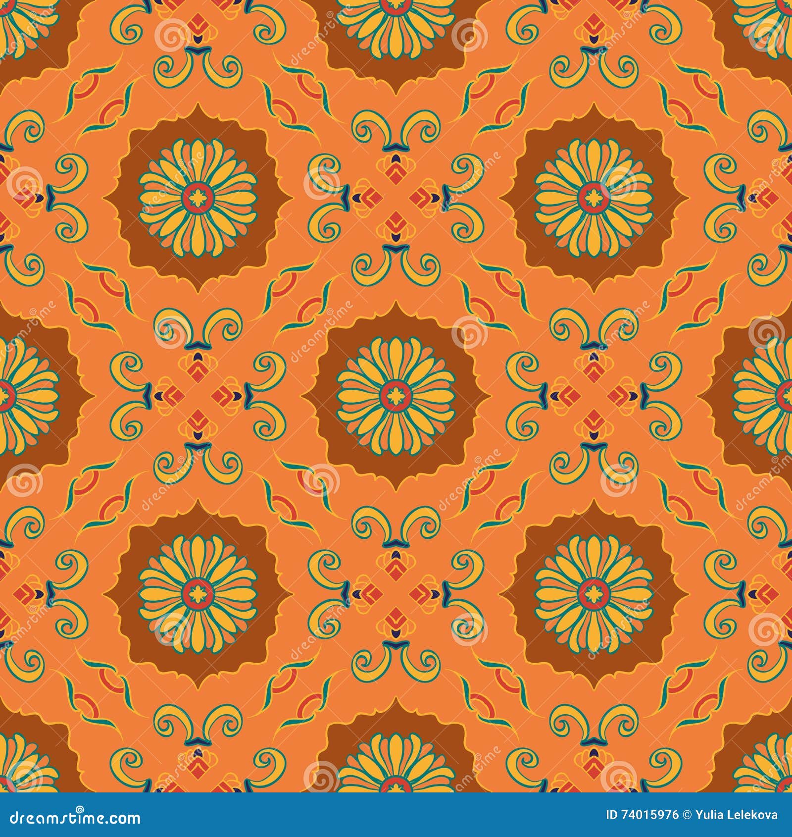 Vector Seamless Texture. Beautiful Colored Pattern for Design and ...