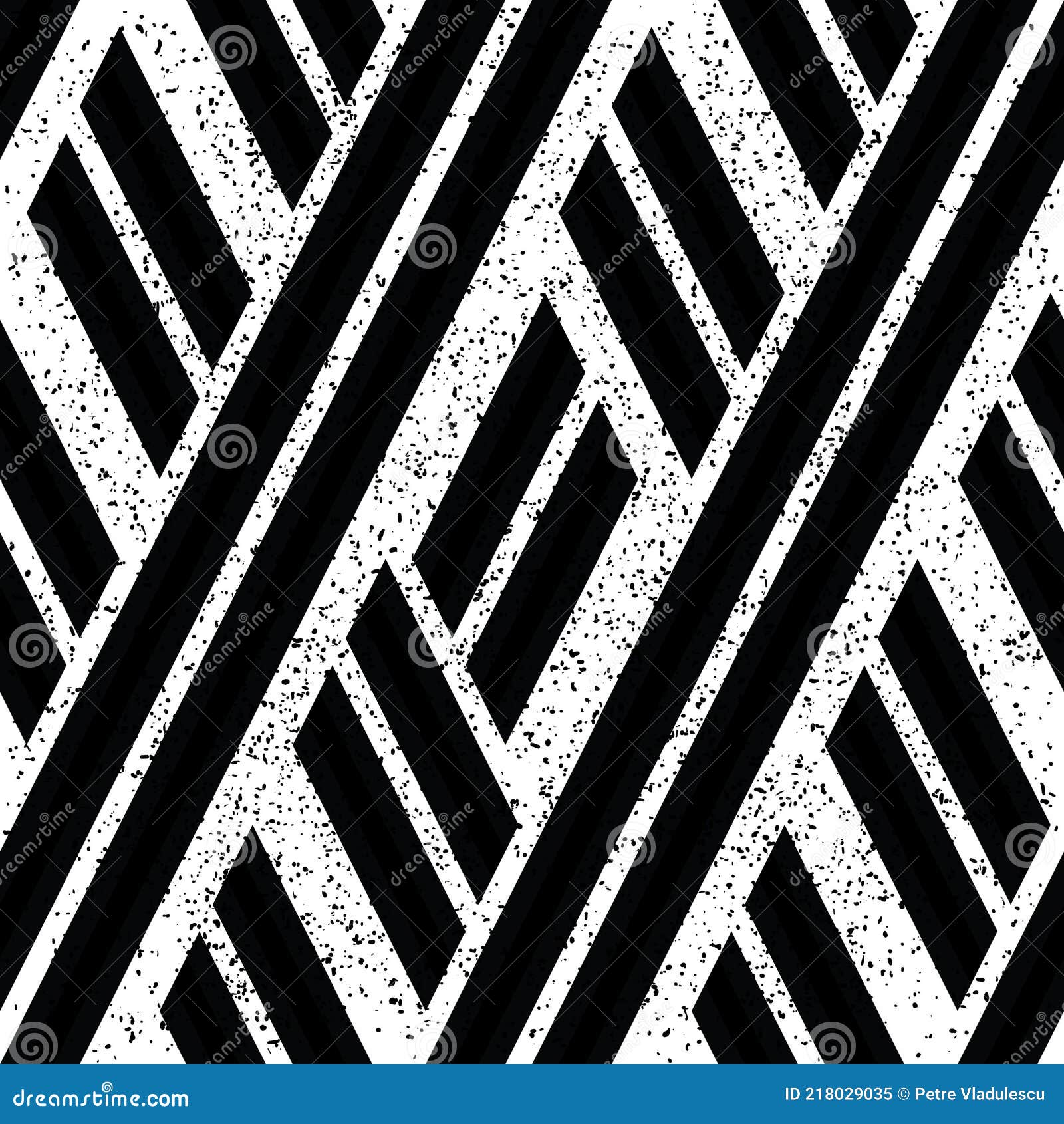 3043 Vector Seamless Texture with Black and White Bands, Modern Stylish ...