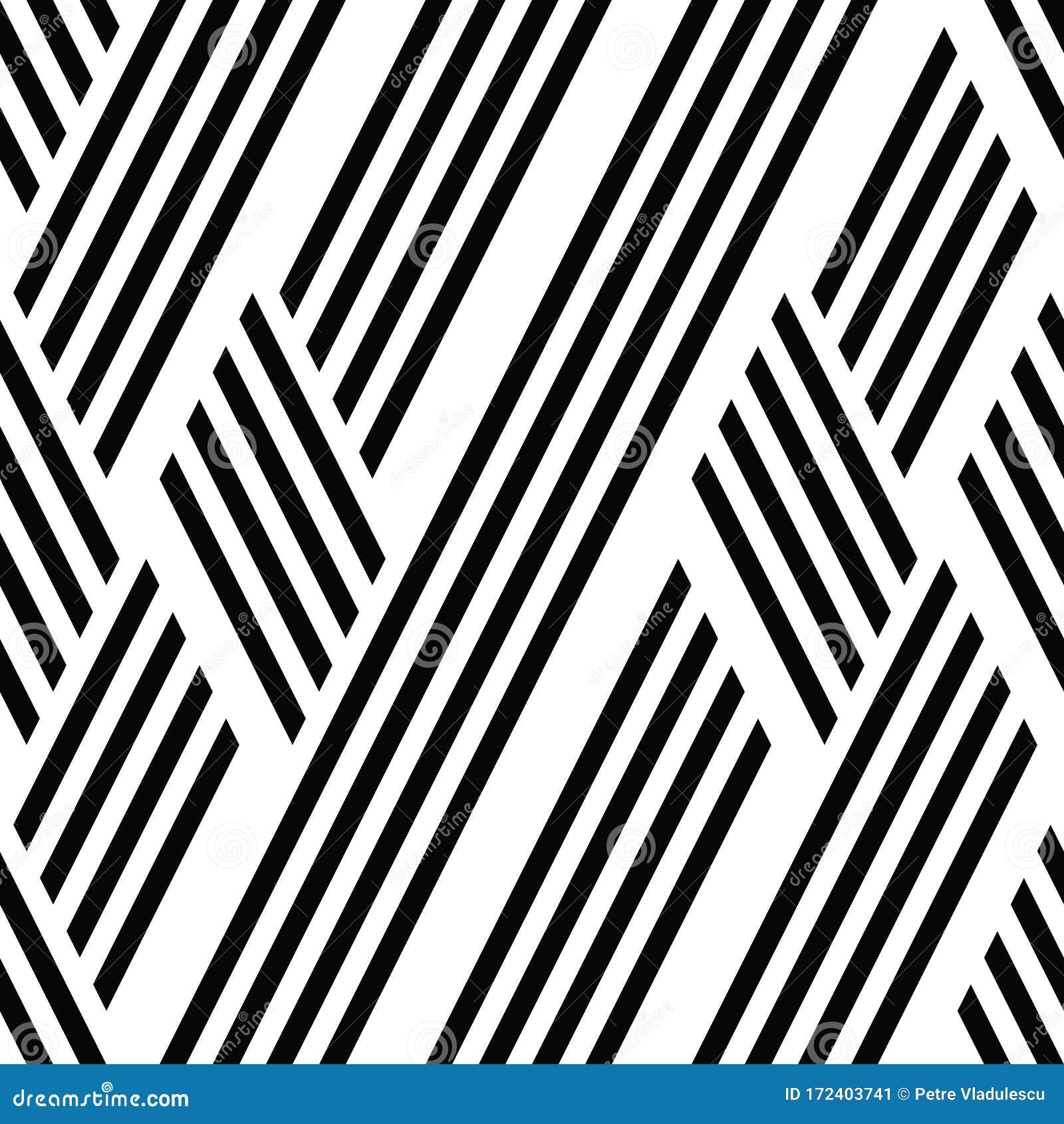 Vector Seamless Texture(black and White Lines), Modern Stylish Image ...