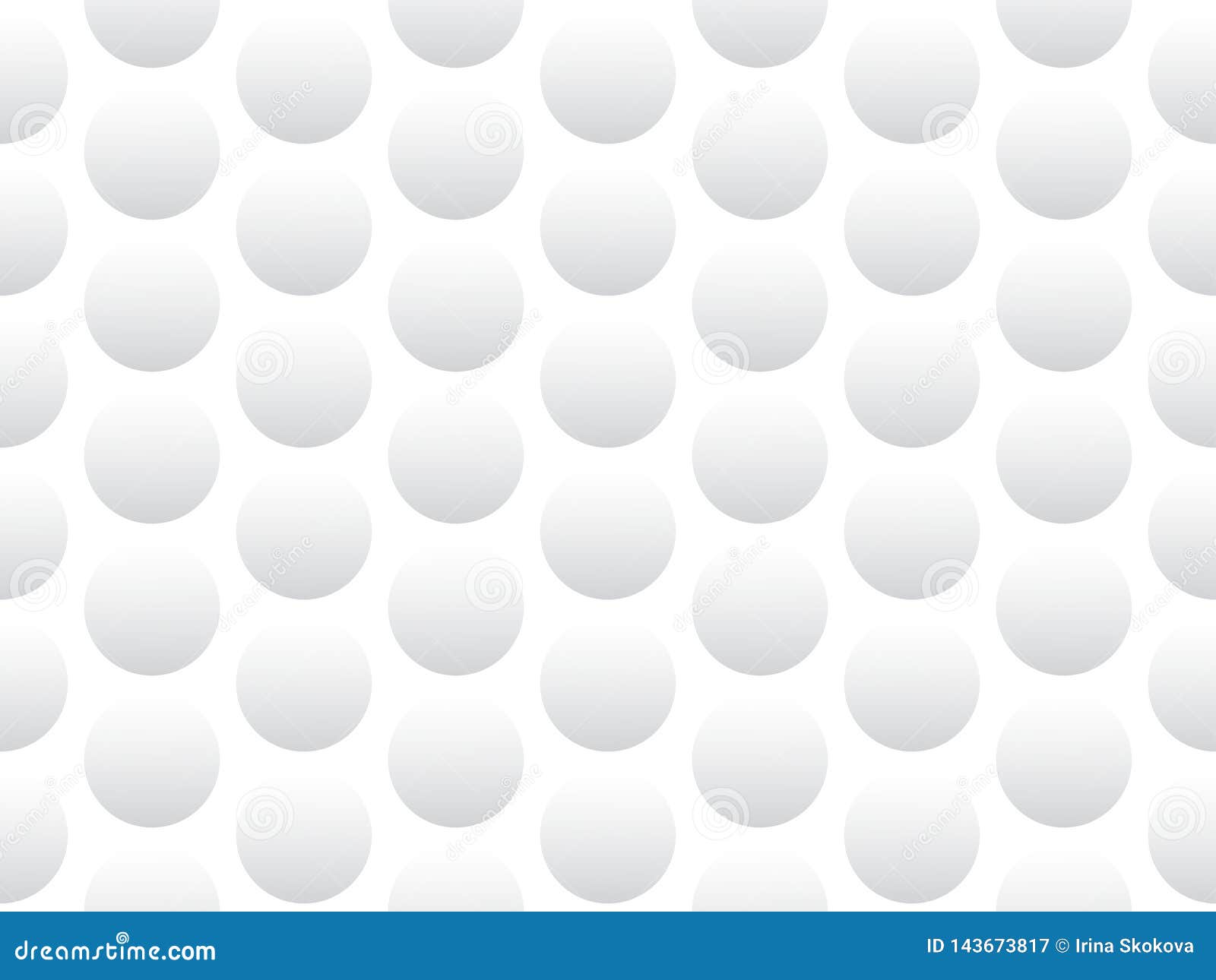 Vector Seamless Texture with 3d Balls on a White Background Stock ...