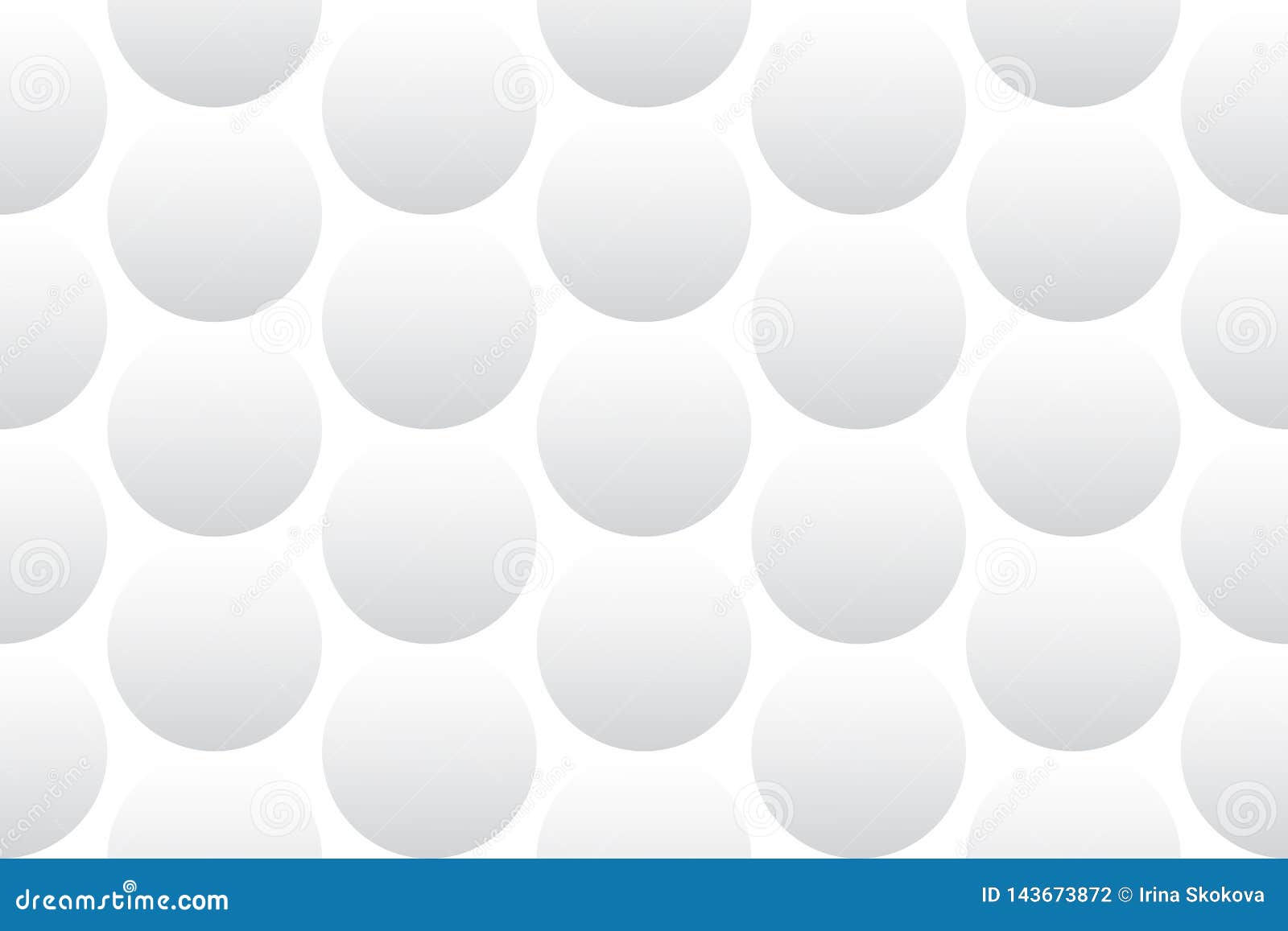 Vector Seamless Texture with 3d Balls on a White Background Stock ...