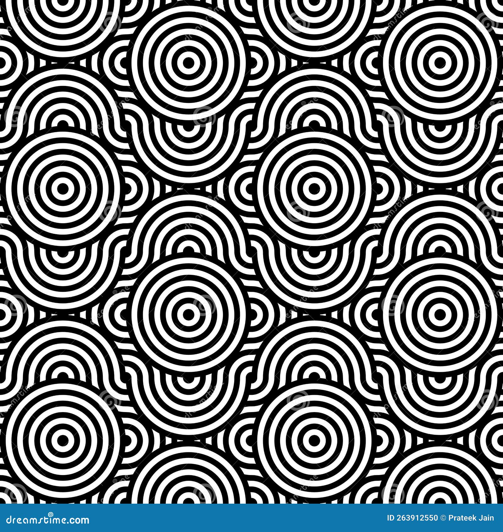 Vector Abstract Seamless Pattern.Modern Geometric Background Stock ...