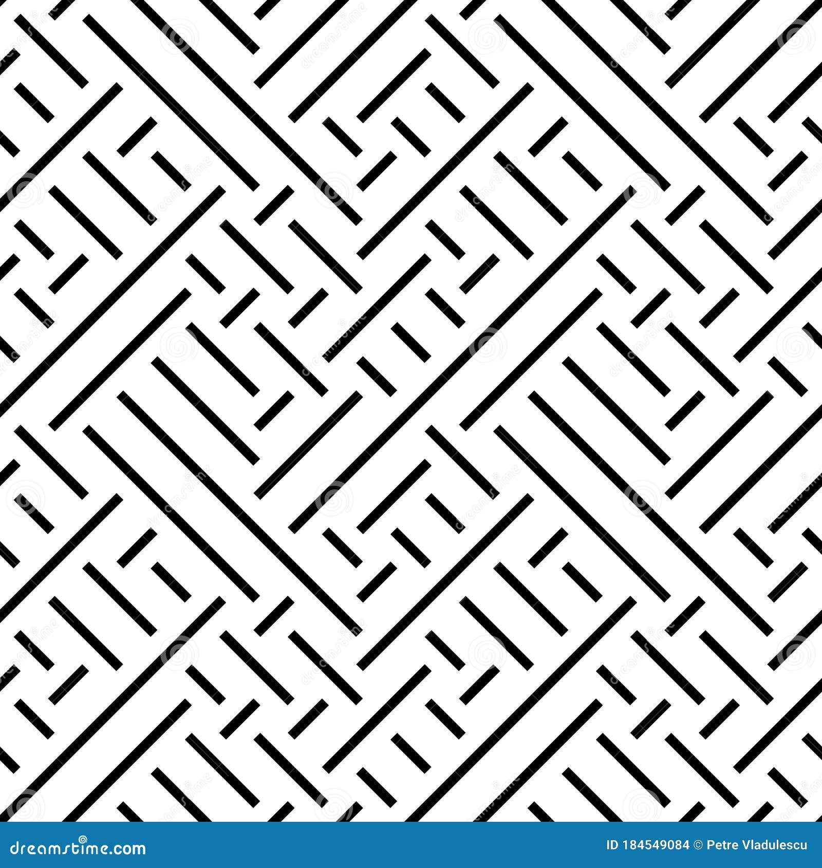 Vector Seamless Texture (4), Modern Stylish Image. Stock Vector ...