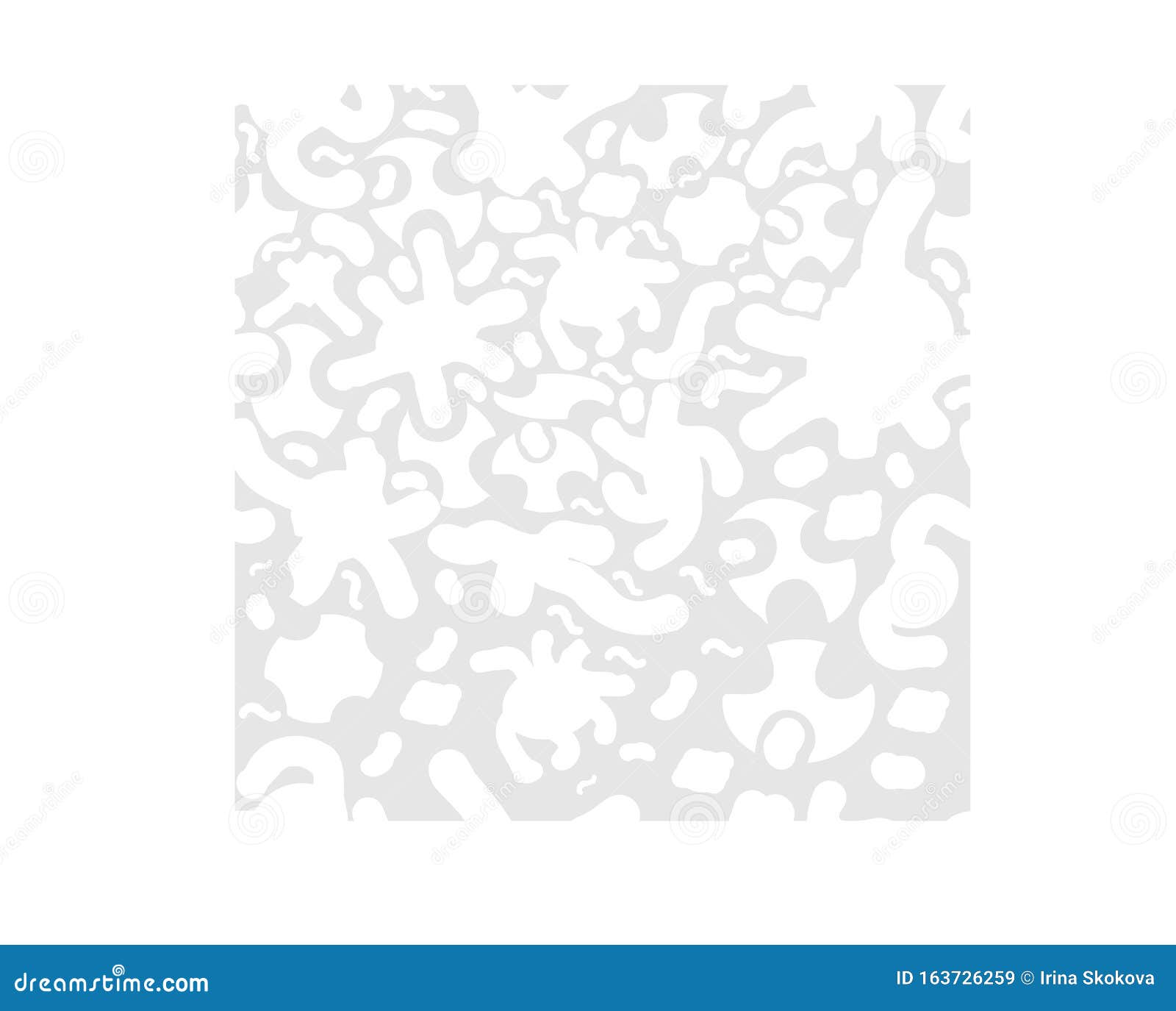 Vector Seamless Texture. Plasma White Bubbles Background Stock Vector ...