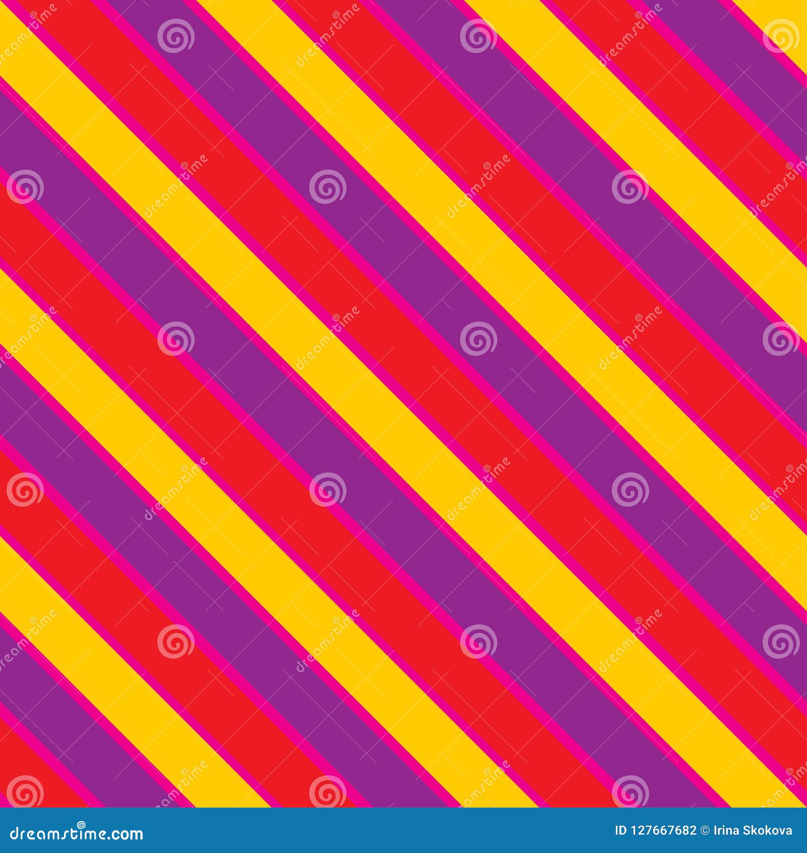 Vector Seamless Texture with Slated Colorful Lines Stock Illustration ...