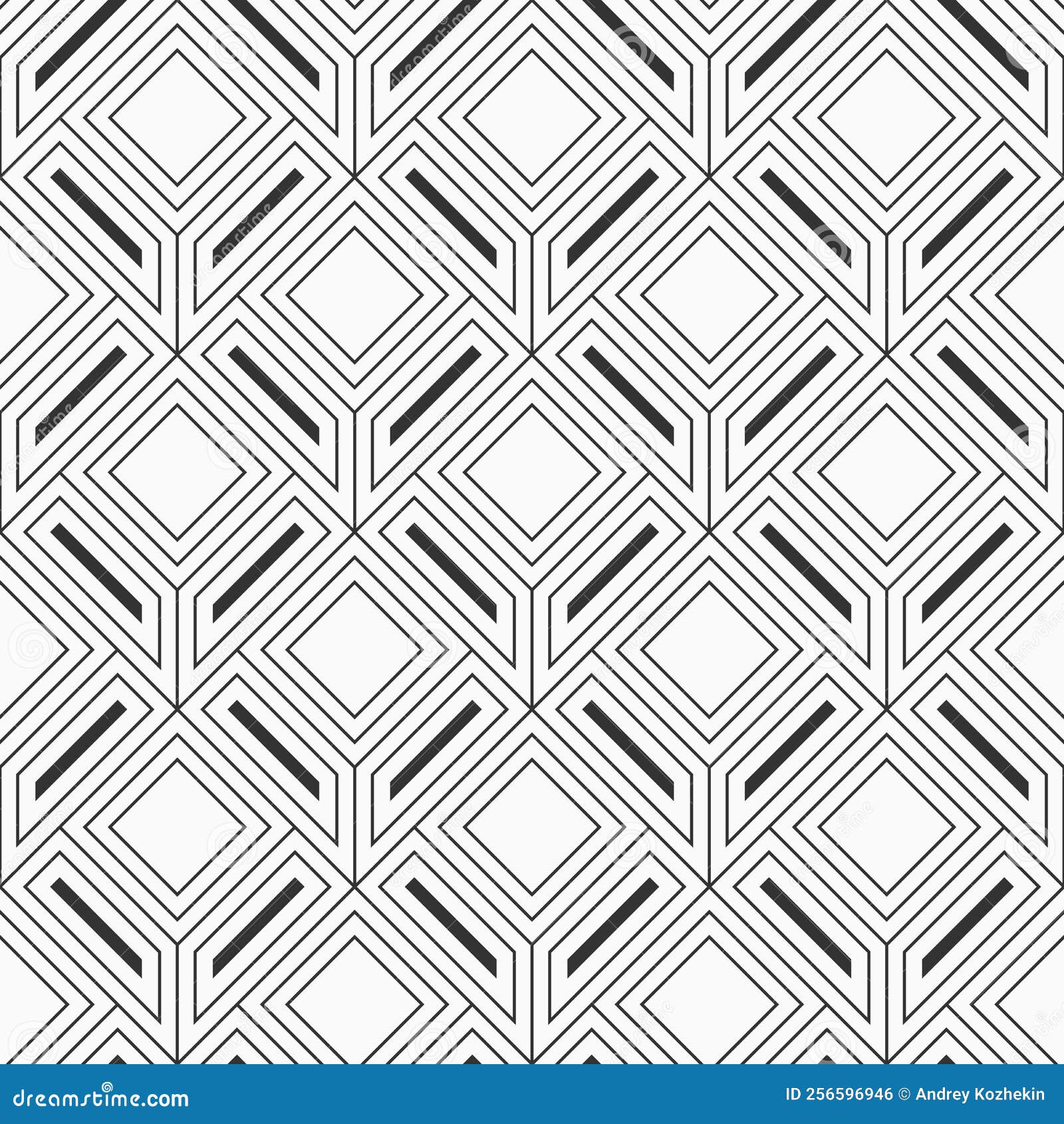 Seamless Thin Line Curly Pattern, Screen Print Linear Texture ...