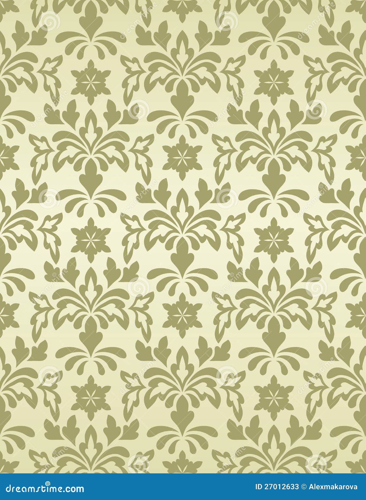 Vector Seamless Vintage Wallpaper Stock Vector - Illustration of ...