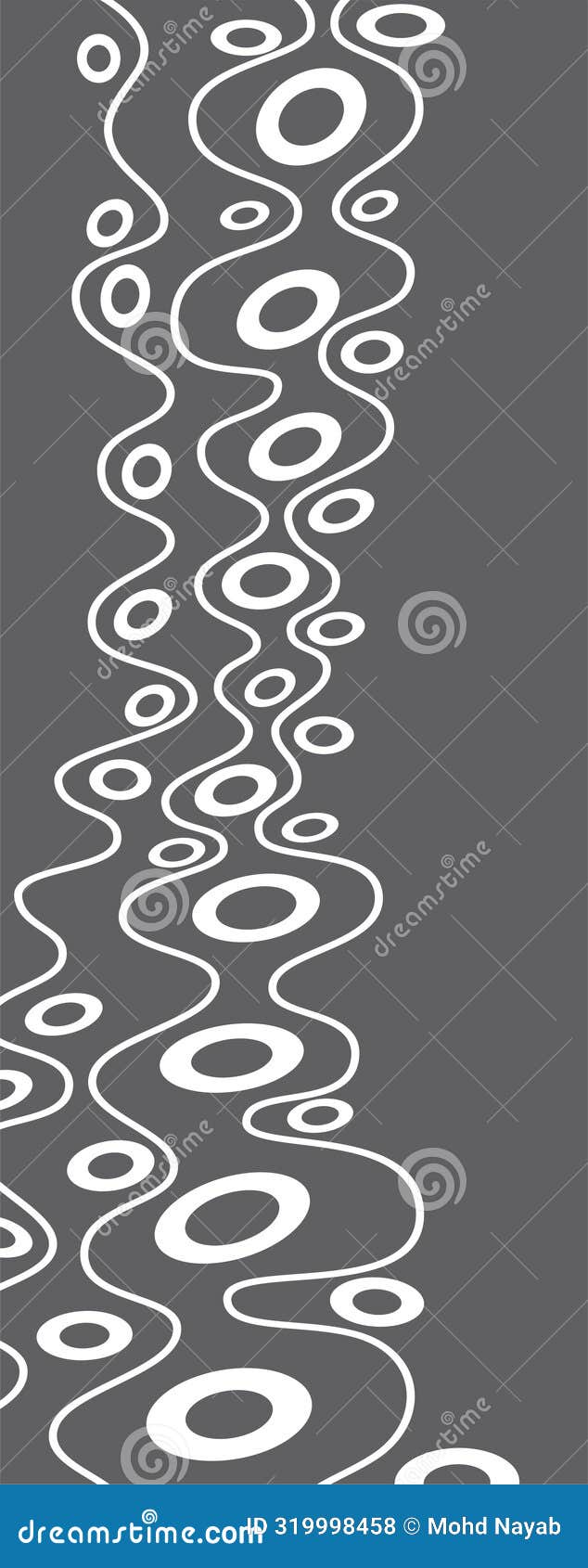 Vector Seamless Wallpaper with Vertical Waves and Dots Cdr X6 Stock ...