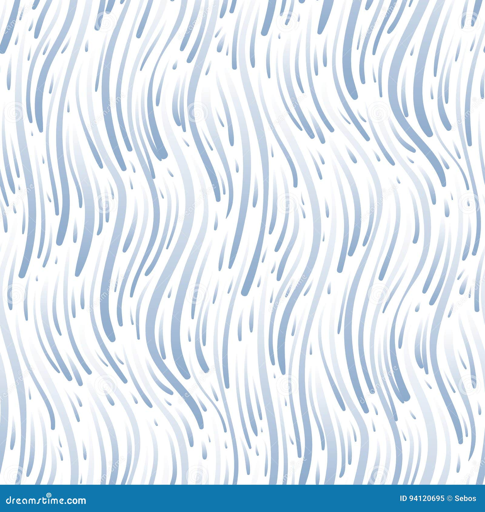 Vector Seamless Wave Pattern. Repeating Stripe Rain Linearly Texture ...