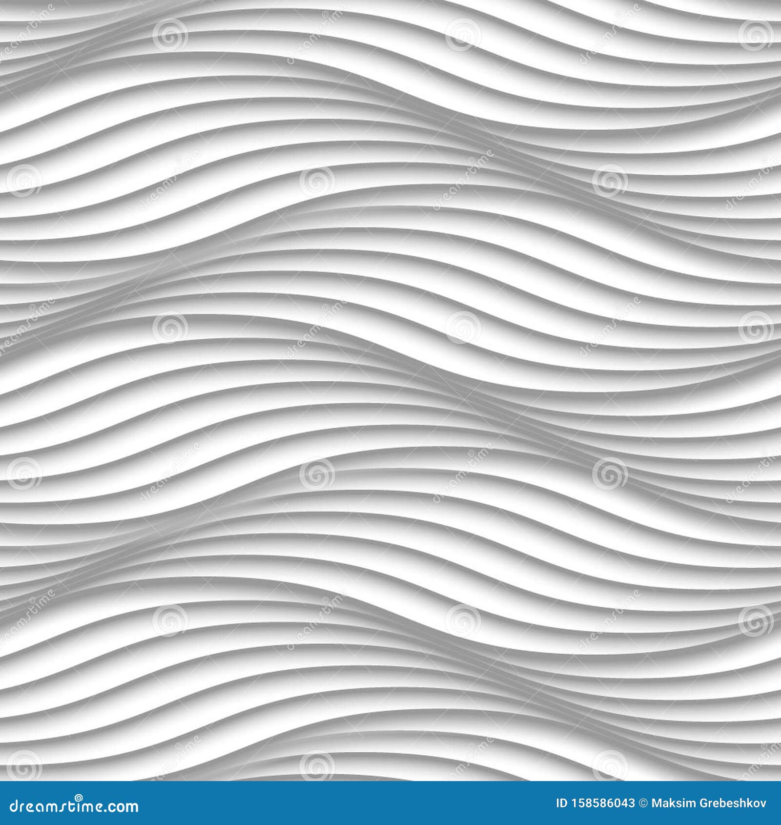 Vector seamless wave stock illustration. Illustration of element ...