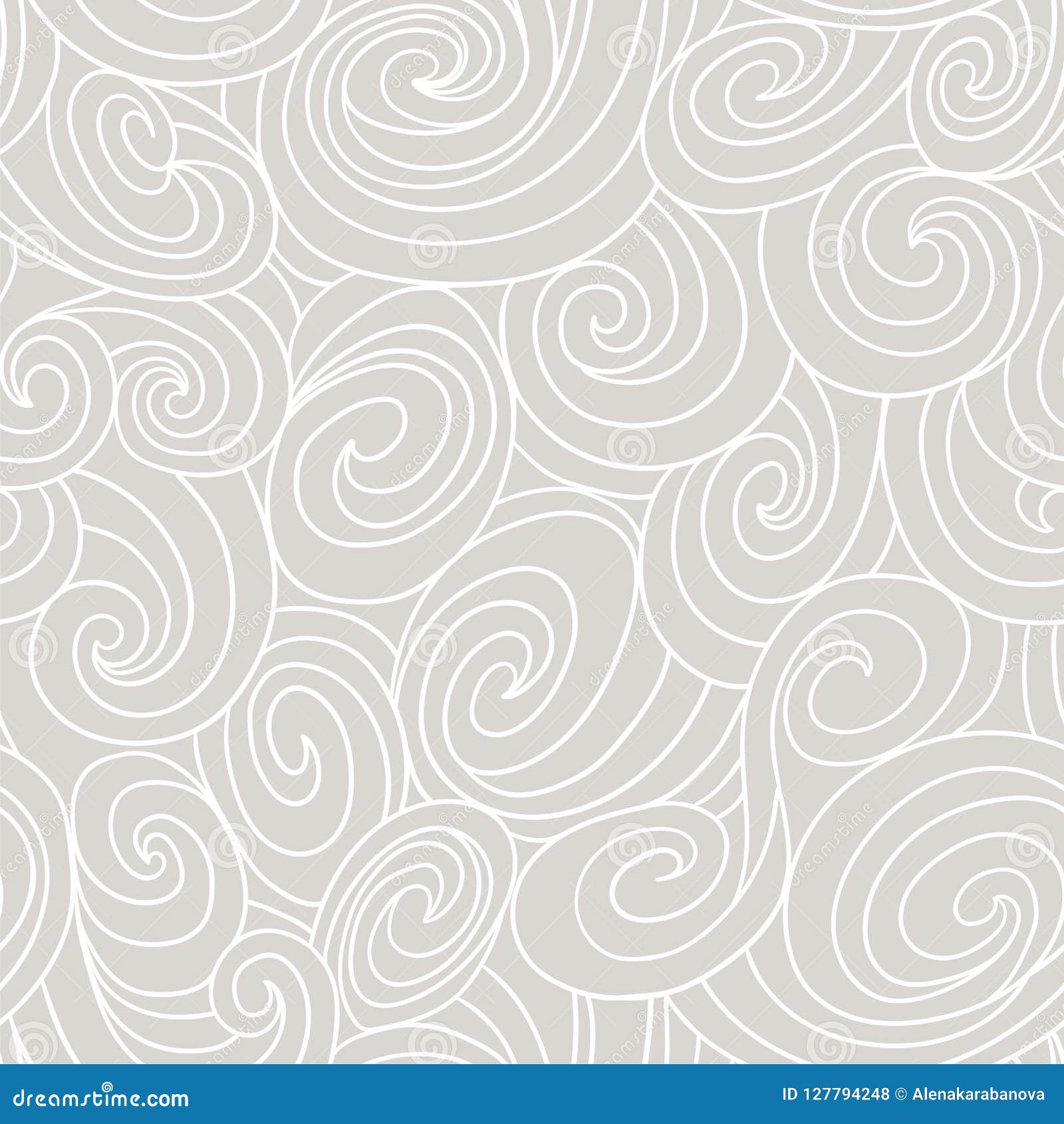 Vector Seamless Background with Waves. Repeated Abstract Pattern. Stock ...