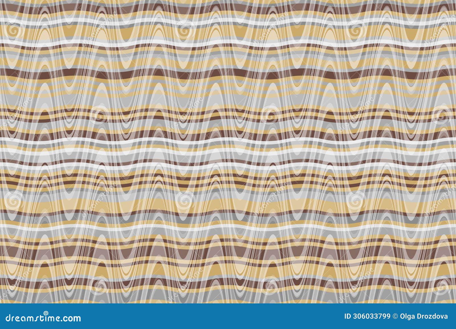 Vector Seamless Wavy Striped Pattern with Colorful Waves Stock Vector ...