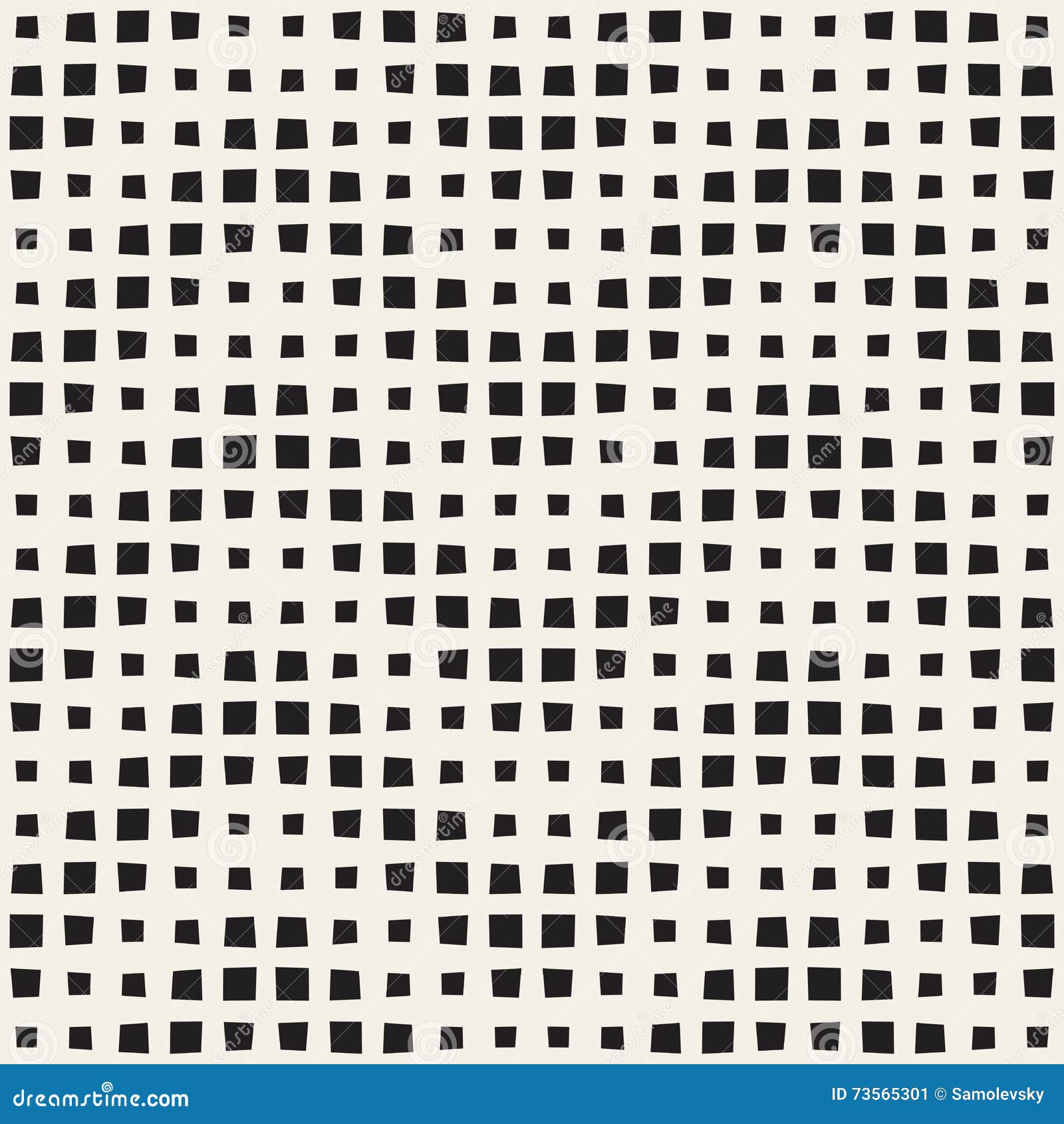 Vector Seamless ZigZag Line Geometric Halftone Squares Pattern Stock ...