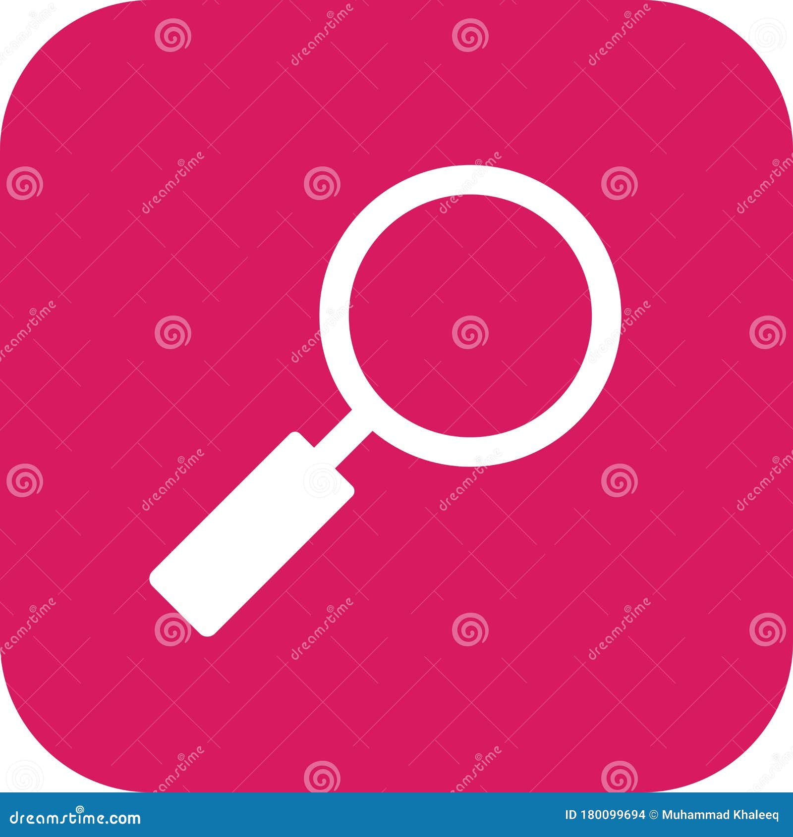 Vector Search Icon for Personal and Commercial Use. Stock Illustration ...