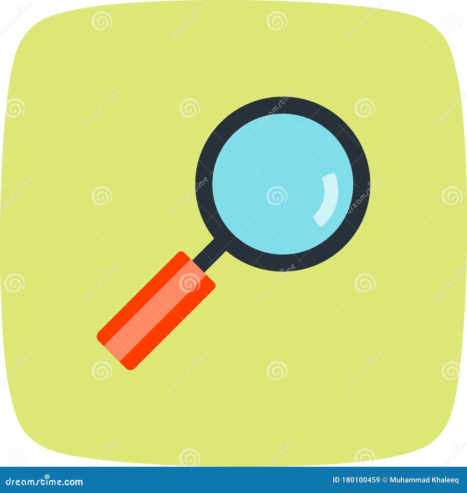Vector Search Icon for Personal and Commercial Use. Stock Illustration ...