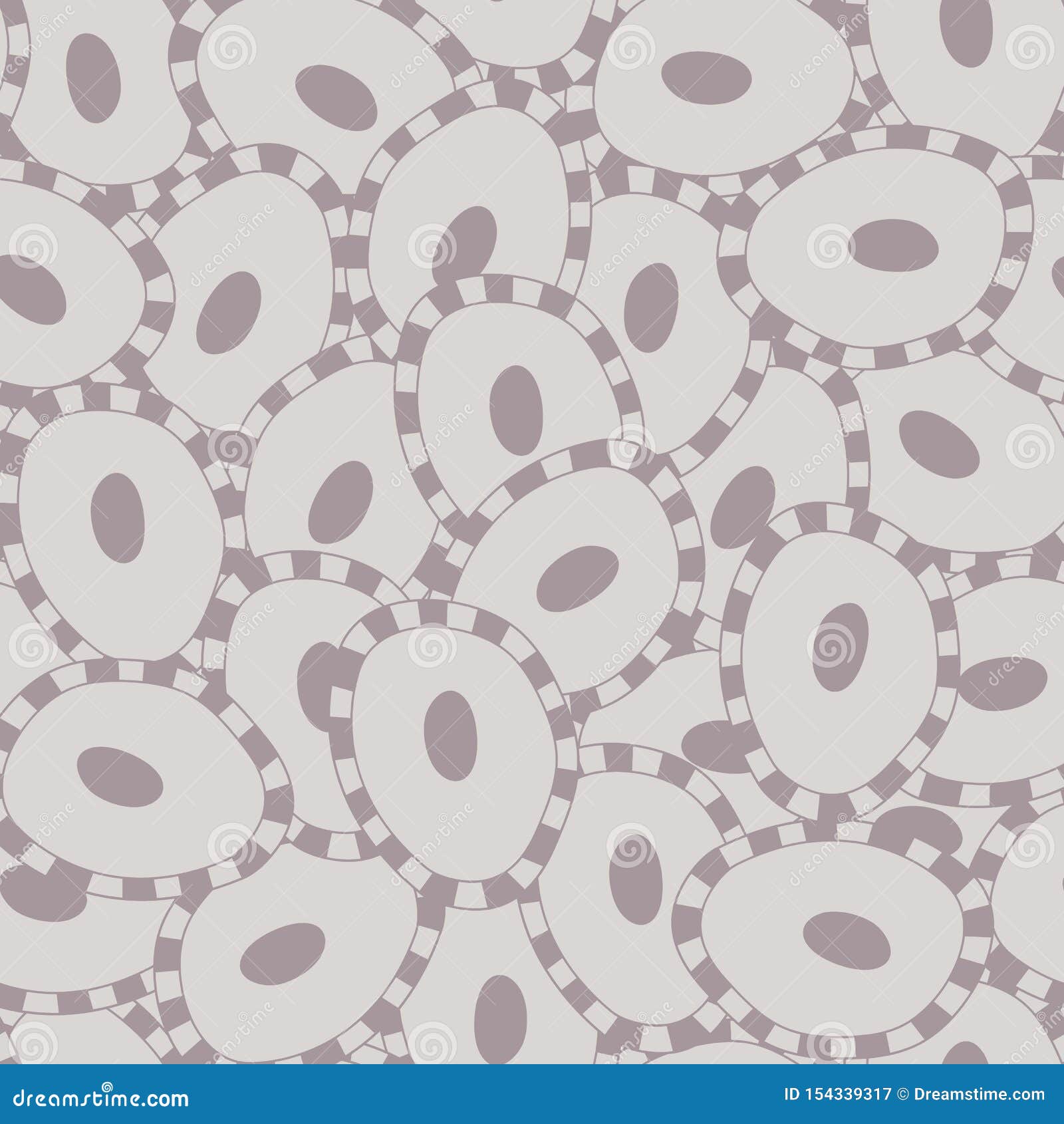 Vector Seashells in Brown Texture Seamless Repeat Pattern Stock Vector ...