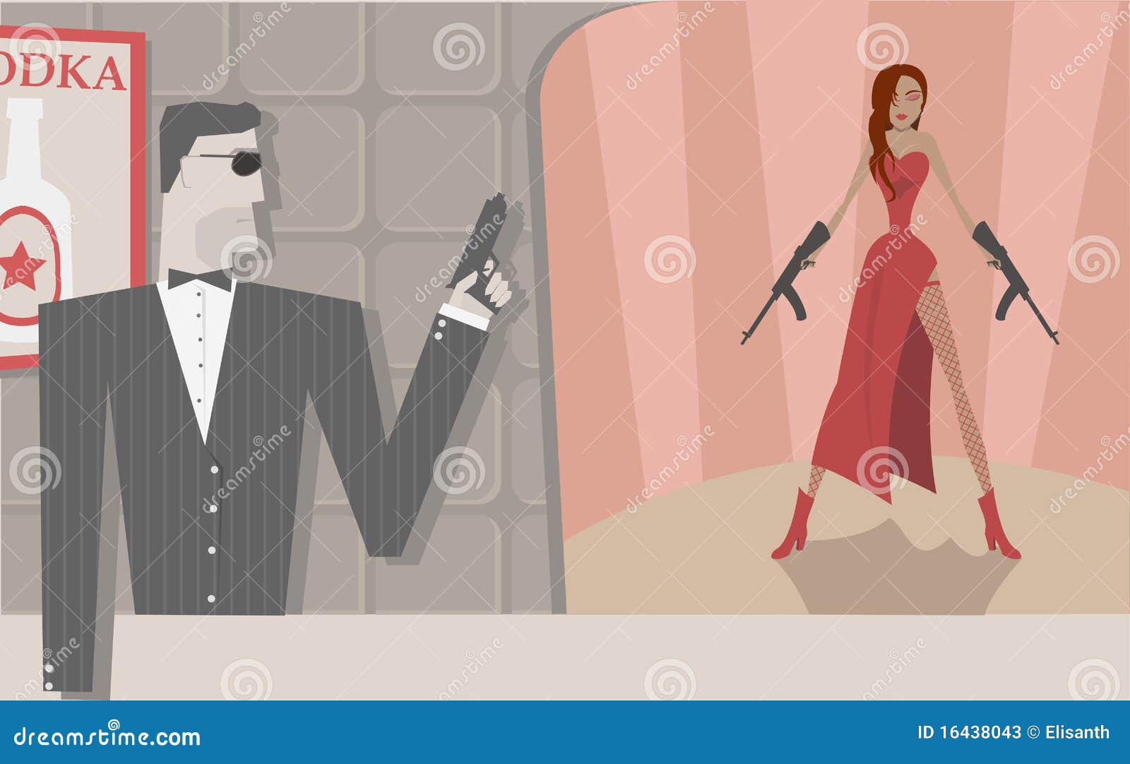 Secret Agents Stock Illustrations – 171 Secret Agents Stock ...