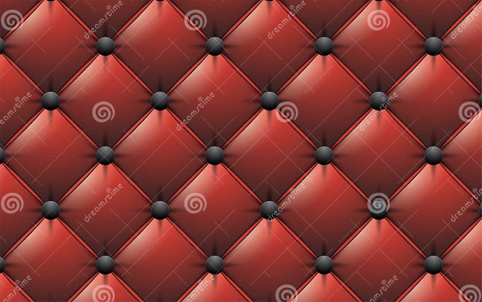 Vector Seemless Pattern of the Image of the Luxurious Red Upholstery ...