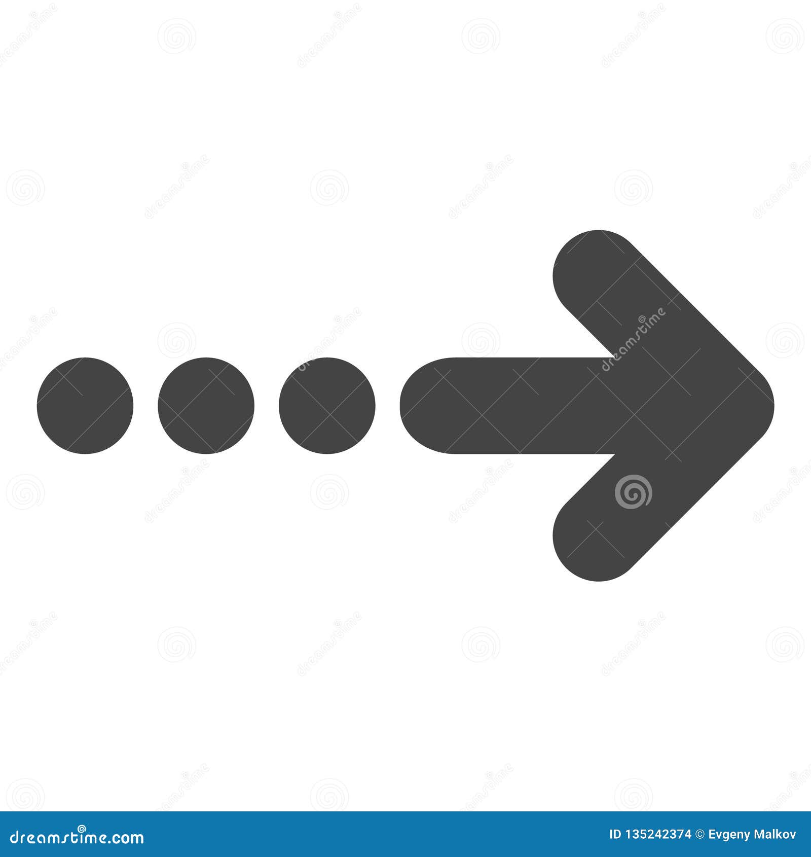 Vector Send Right Icon Illustration Stock Vector - Illustration of ...