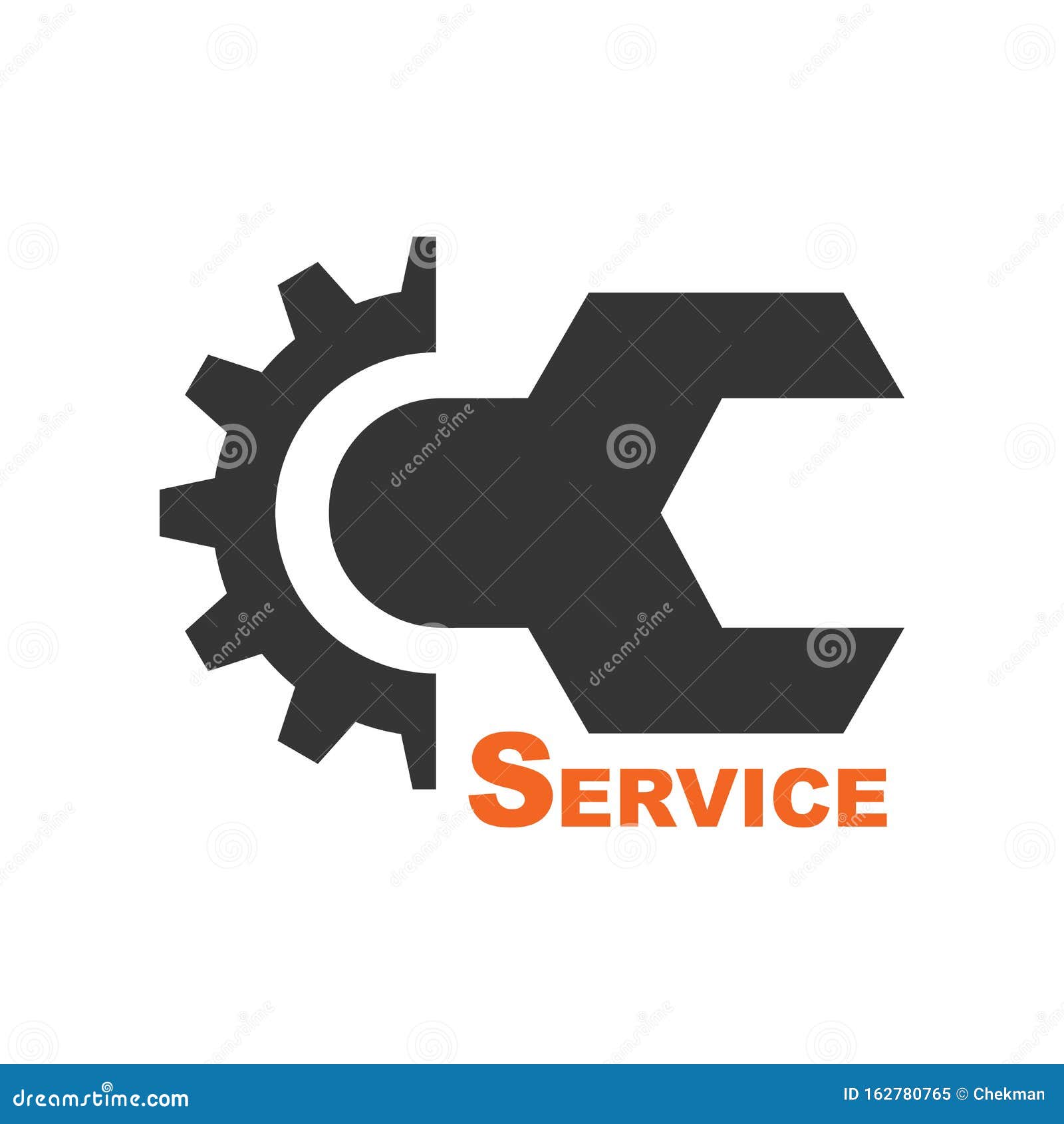Vector Service Icon Isolated Stock Illustration - Illustration of ...