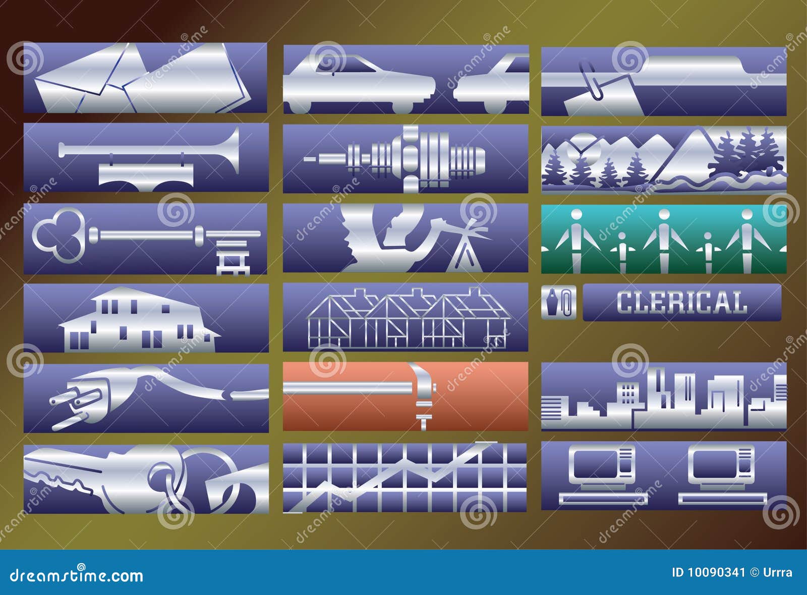 Vector Services Banners Set Stock Vector - Illustration of transport ...