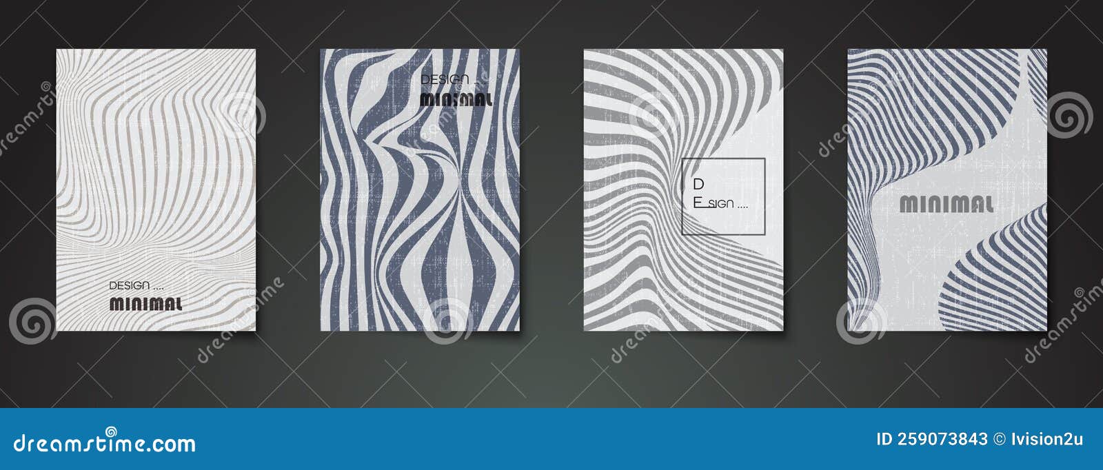 Vector Set of Abstract Black Line Pattern Background.Minimal Modern ...