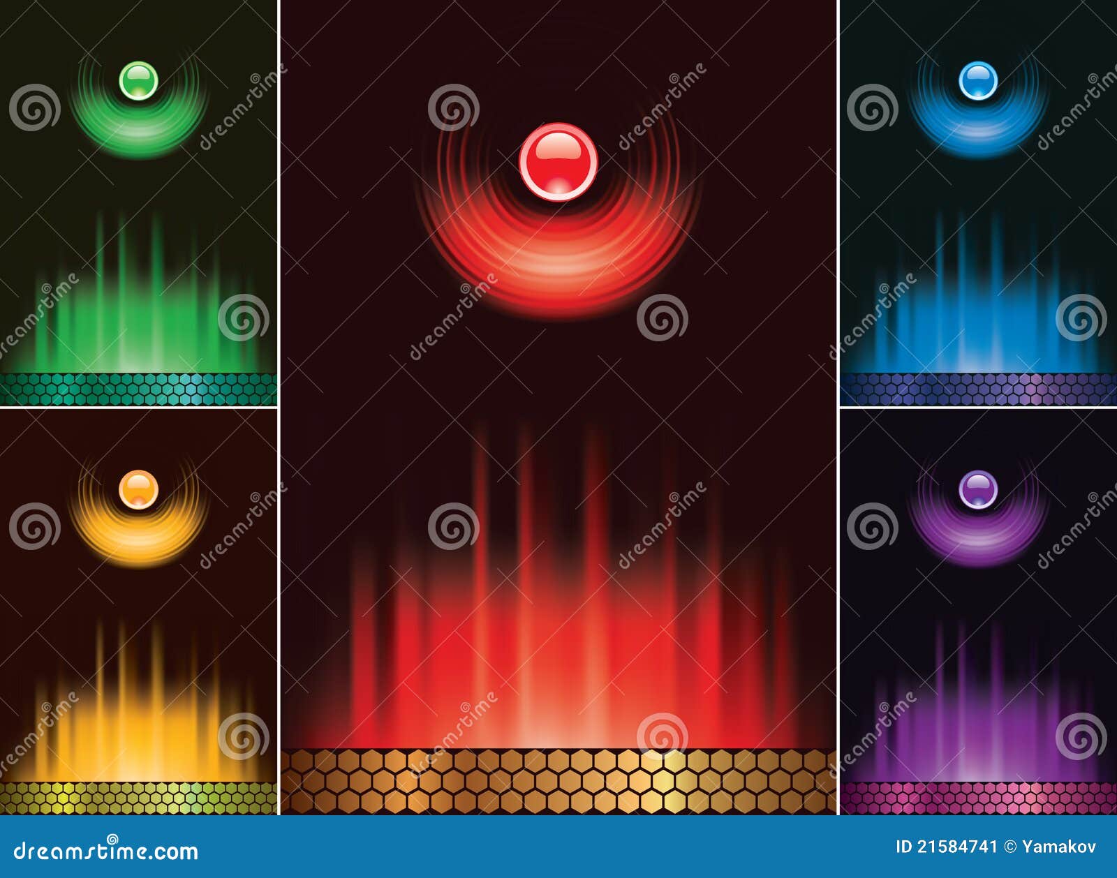 Vector set abstract menu stock vector. Illustration of button - 21584741