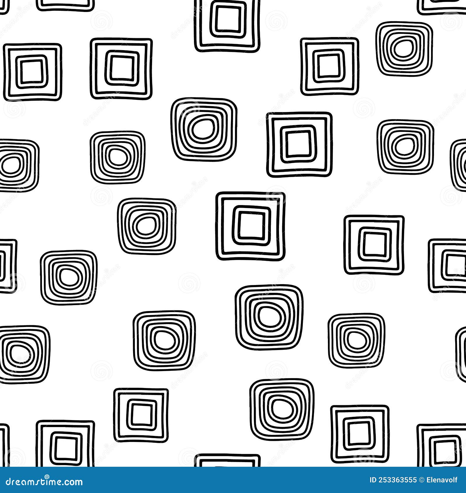 Vector Set Background. Square Geometry Group Batik Graphic Stock Vector ...