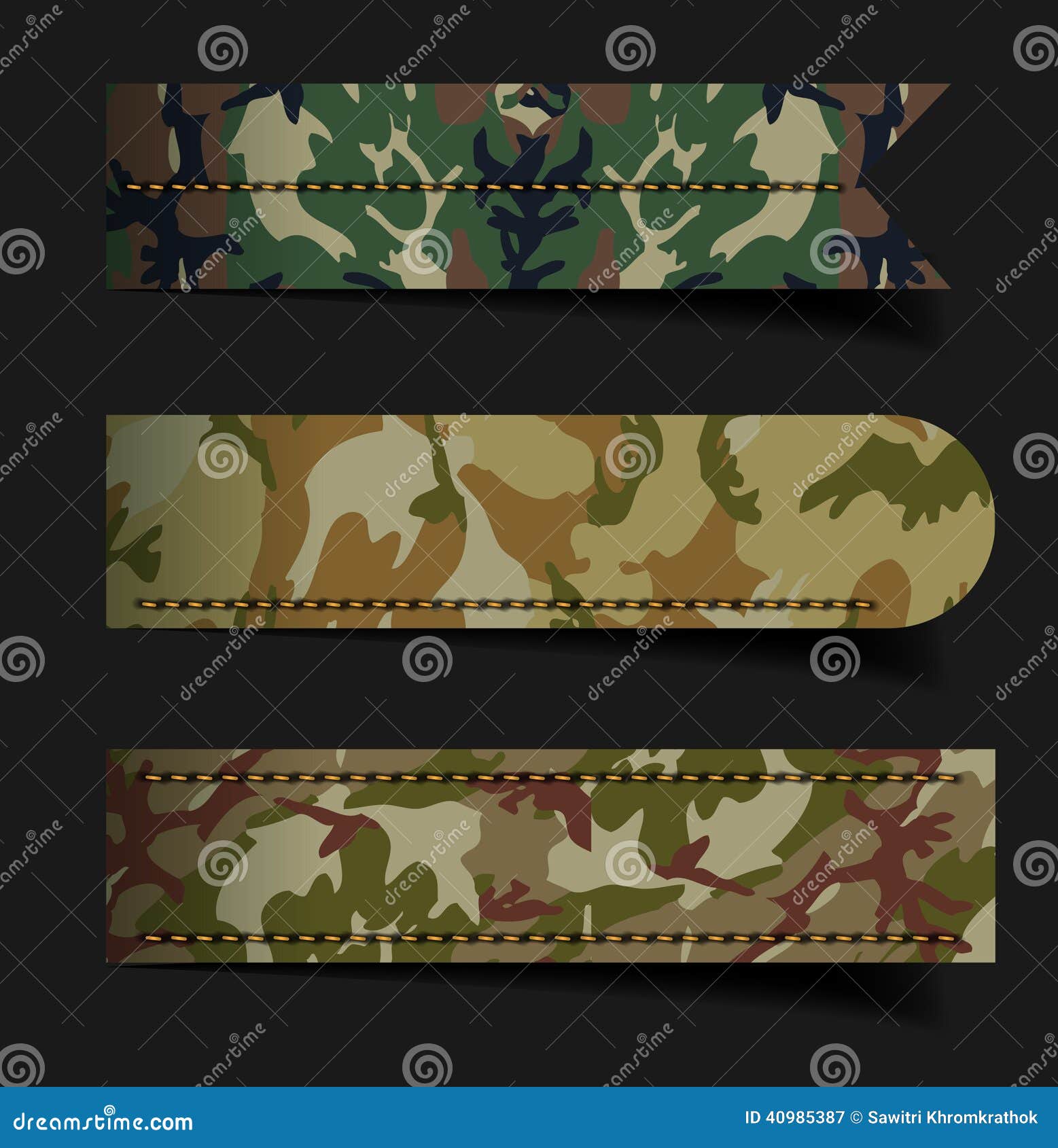 Camo Border Template
