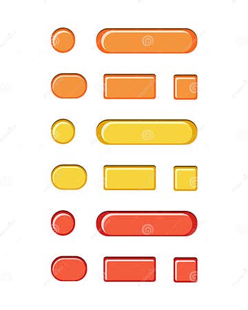 Vector Set Button for Your Design Stock Vector - Illustration of ...