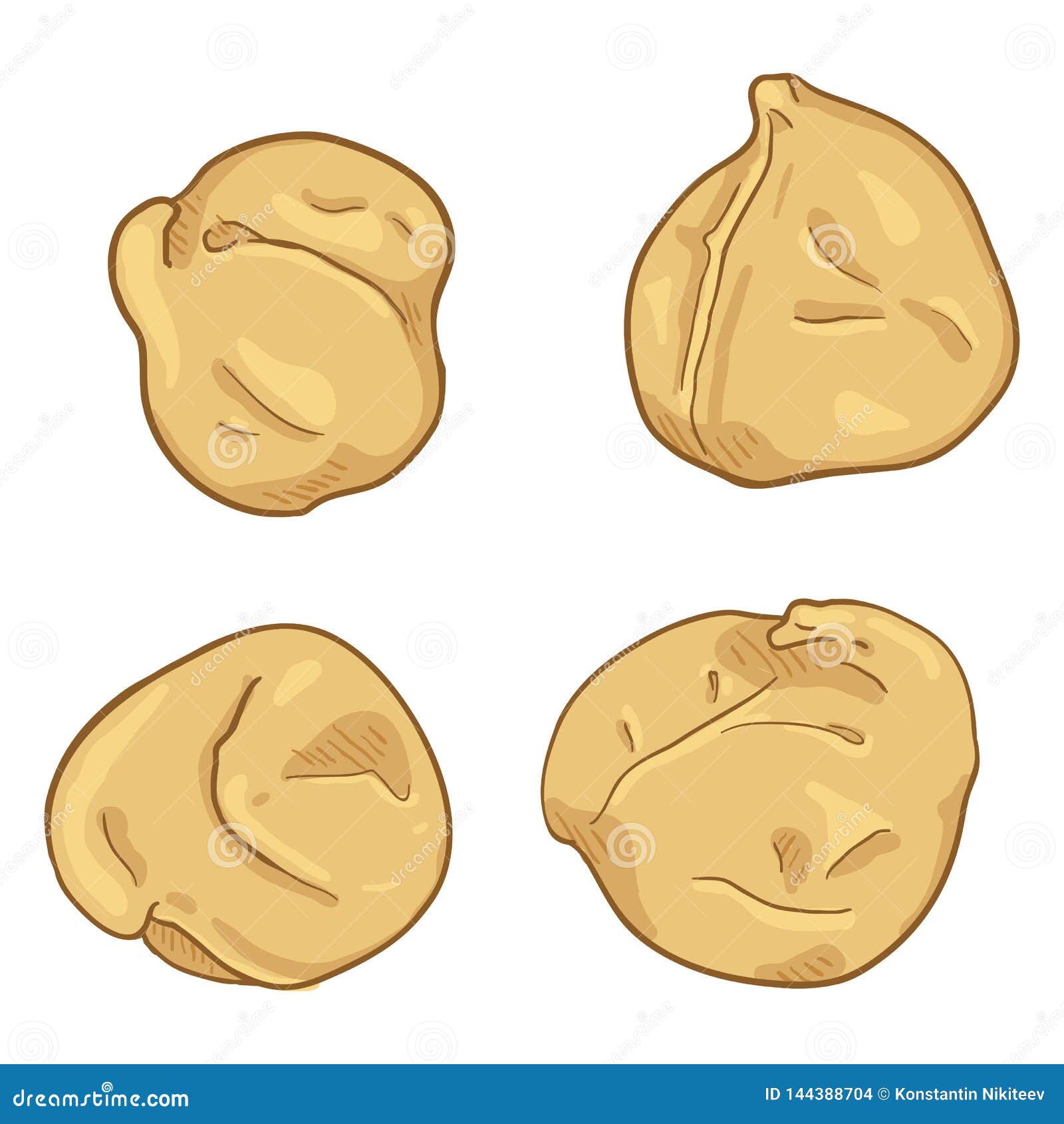 Cartoon Chickpea Stock Illustrations – 480 Cartoon Chickpea Stock ...