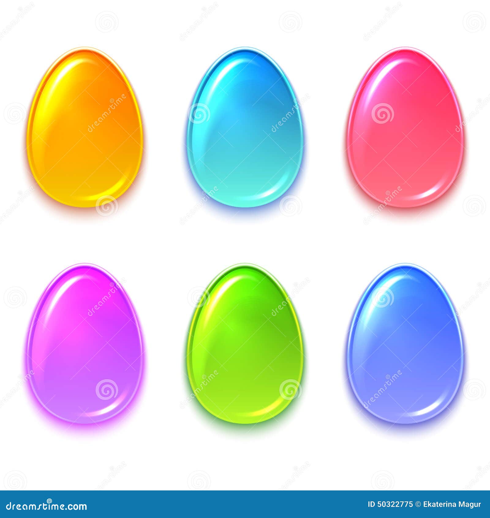 Vector Set of Cartoon Color Eggs for Easter Stock Vector - Illustration ... Vector Set of Cartoon Color Eggs for Easter Stock Vector - Illustration ...