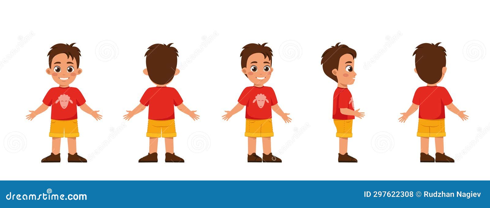 Vector Set of Character Constructor for Animation Stock Illustration ...