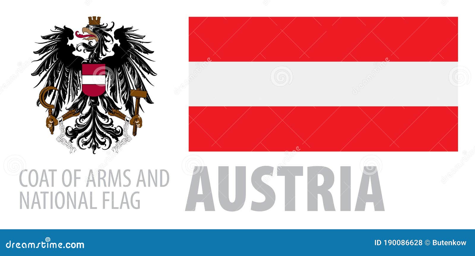 Vector Map Of Austria Combined With International Civil Aviation ...