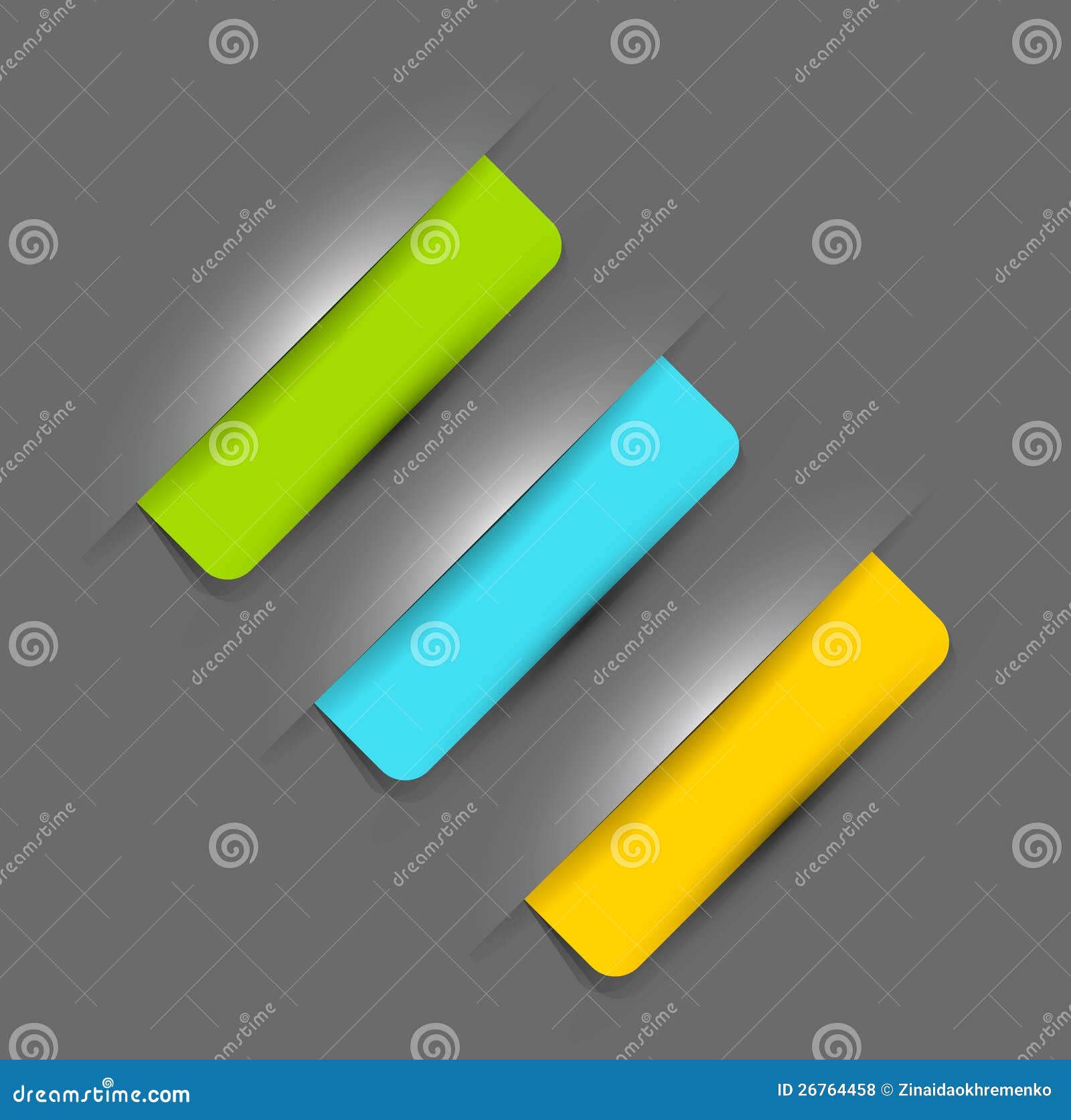 Vector Set with Colored Label Stock Vector - Illustration of option ...