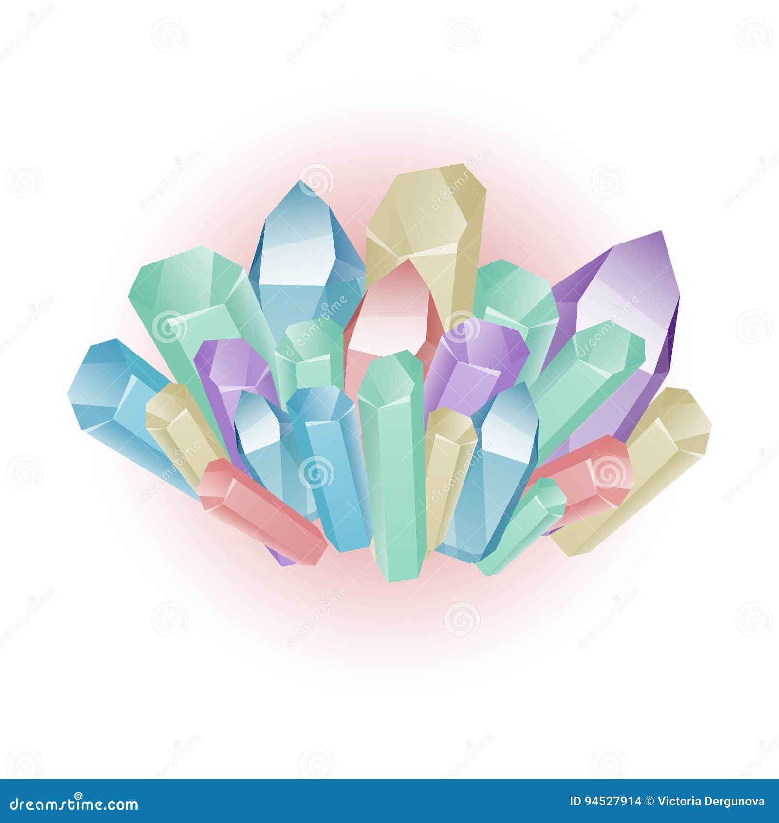 Colored Minerals Stock Illustrations – 510 Colored Minerals Stock ...